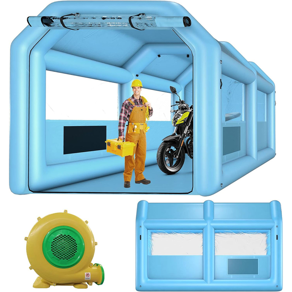 Inflatable Paint Booth Inflatable Spray Blower Air - Temu
