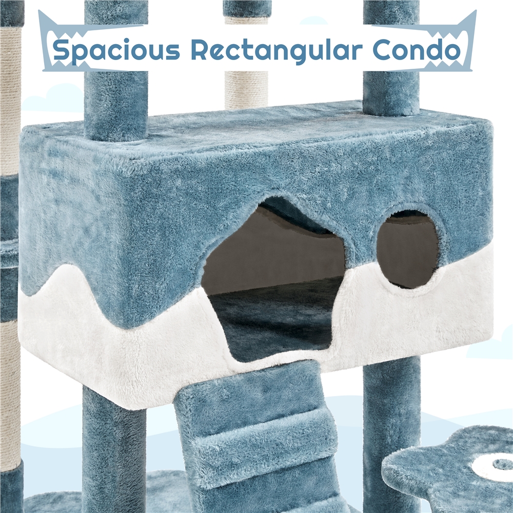 Cat Tree Ocean themed Cat Tower Indoor Cats Multi - Temu