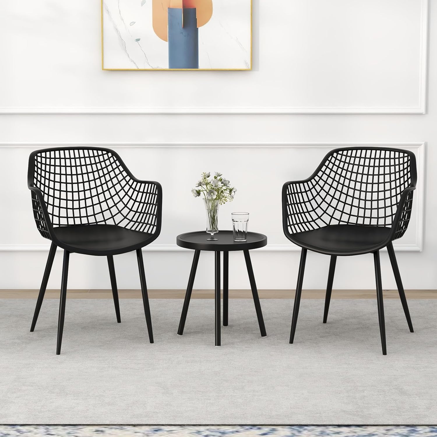 patio furniture set outdoor bistro table chairs pp - Temu