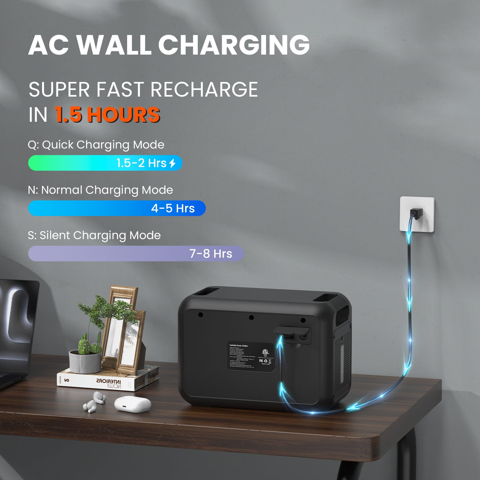 4 휴대용 발전소 1200w피크 2400w Ups 모드가 있는 1008wh 태양열 발전기 1 Temu