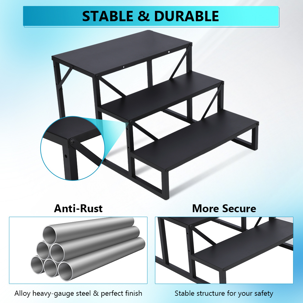 Rv 3 Steps Handrail Hot Tub Steps Metal Portable Stairs - Temu