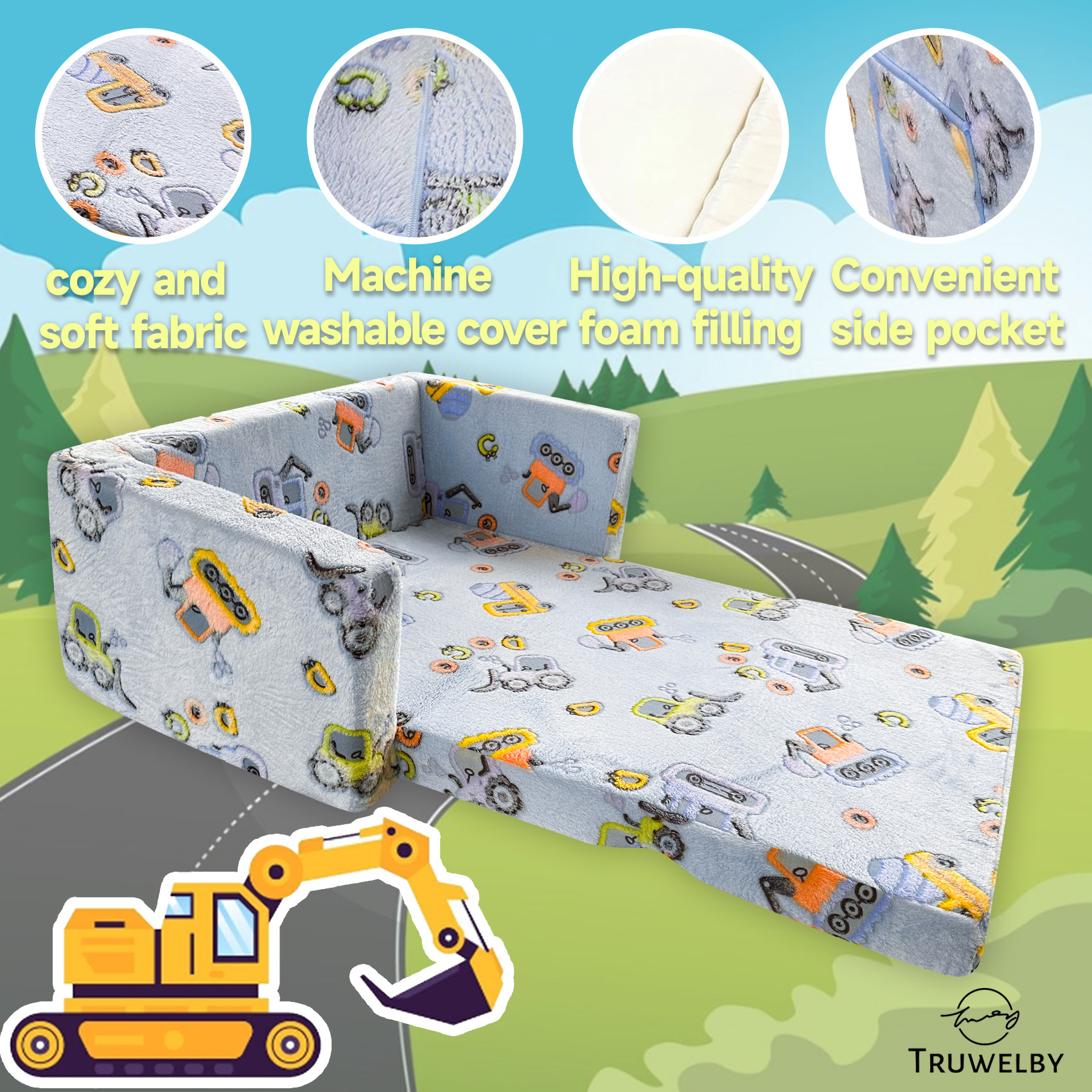 Kids Sofa Glow In Dark Toddler Chairs Children's - Temu