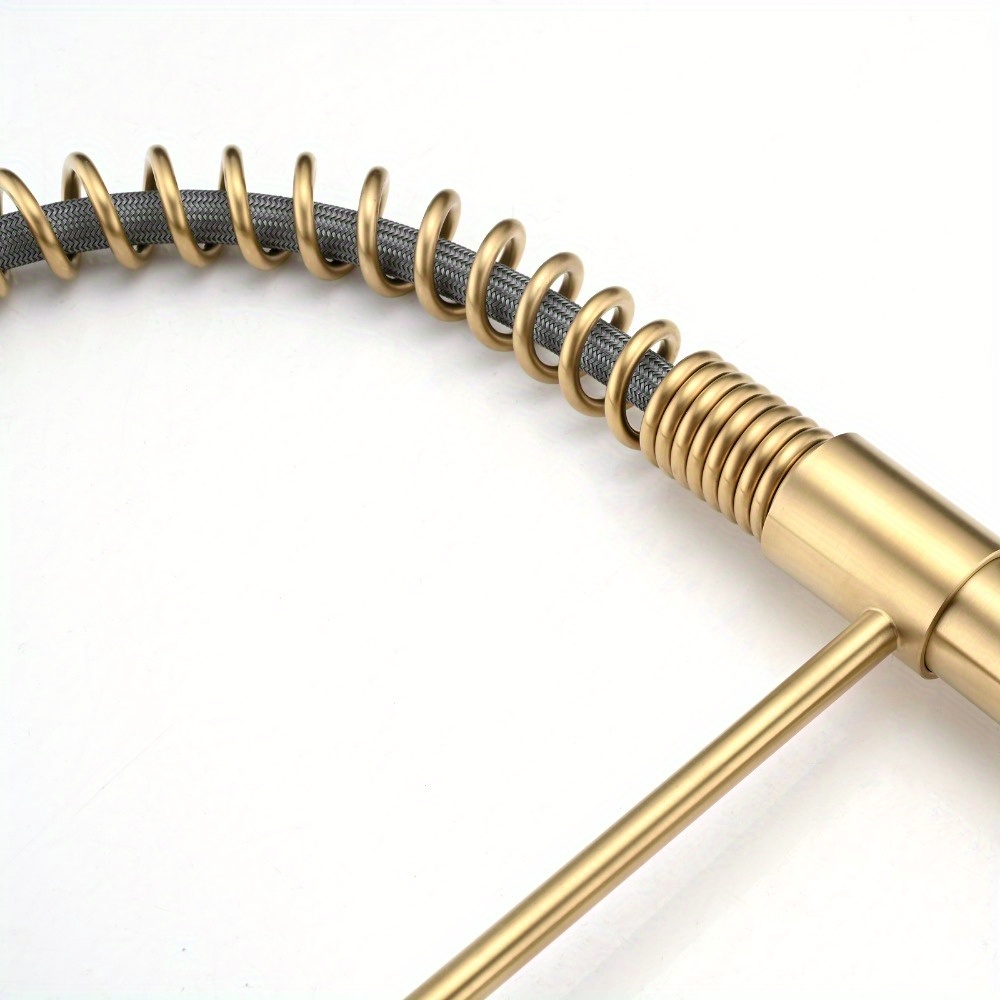 pull down sprayer sink faucet brushed gold - tools & home improvement ...