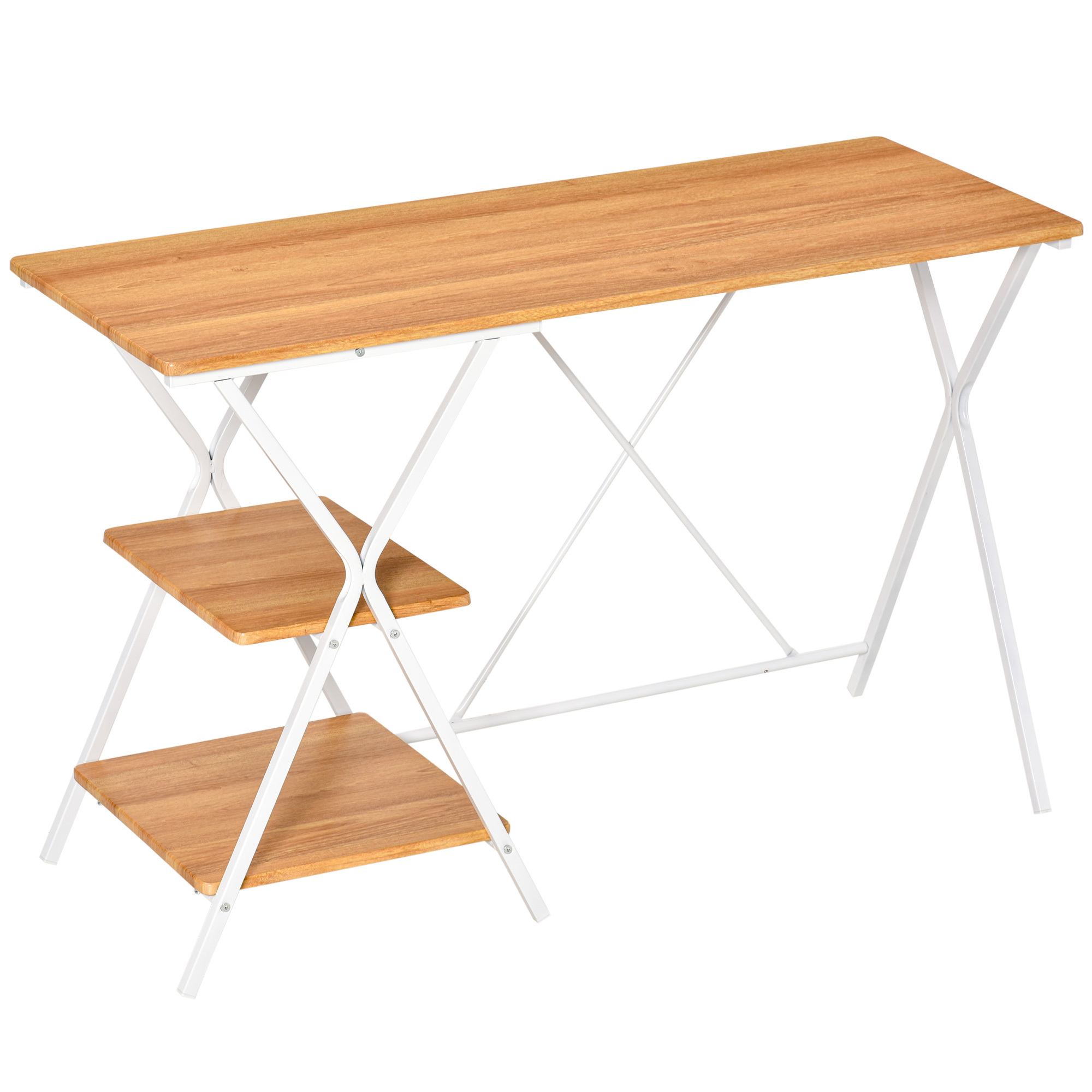 Computer Desk With Storage Shelves, Desk For Home Office, Study ...