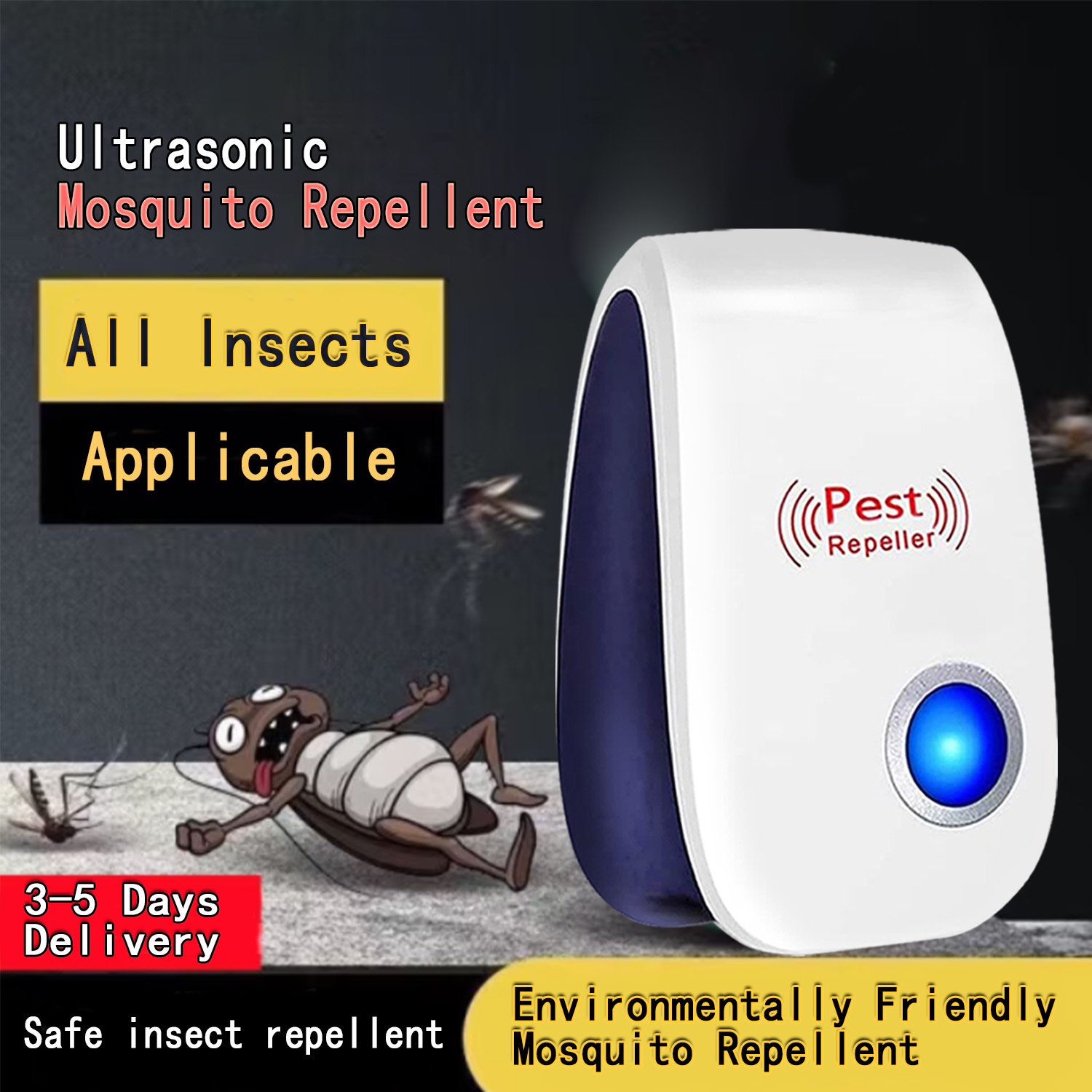 6 Killer, Electronic Insect Repellent Insect Killer Plug Indoor Pest ...