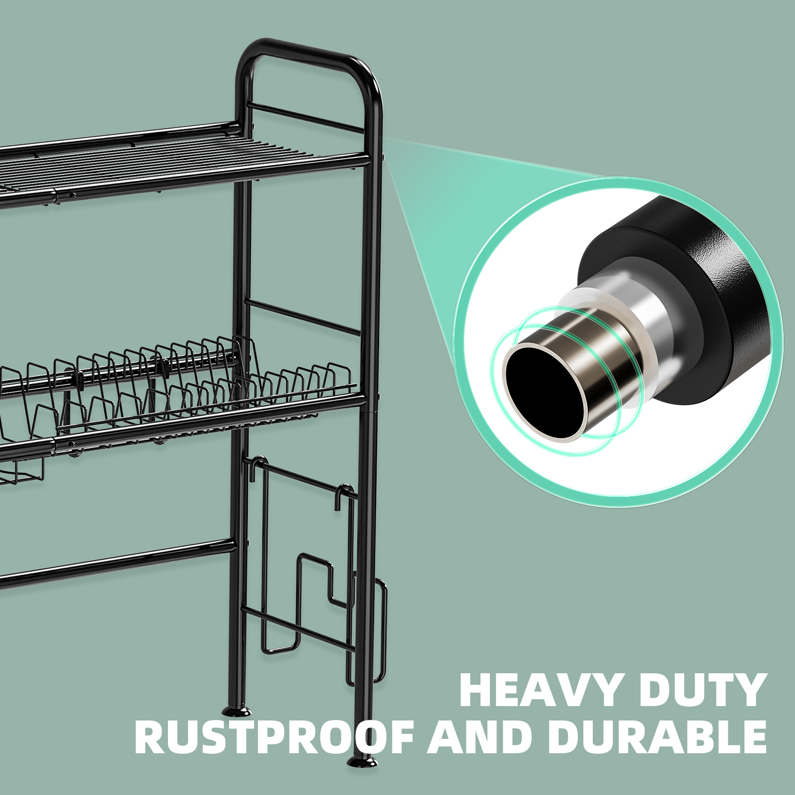 Over Sink Dish Drying Rack, Large Dish Drying Rack Over The Sink Dish ...