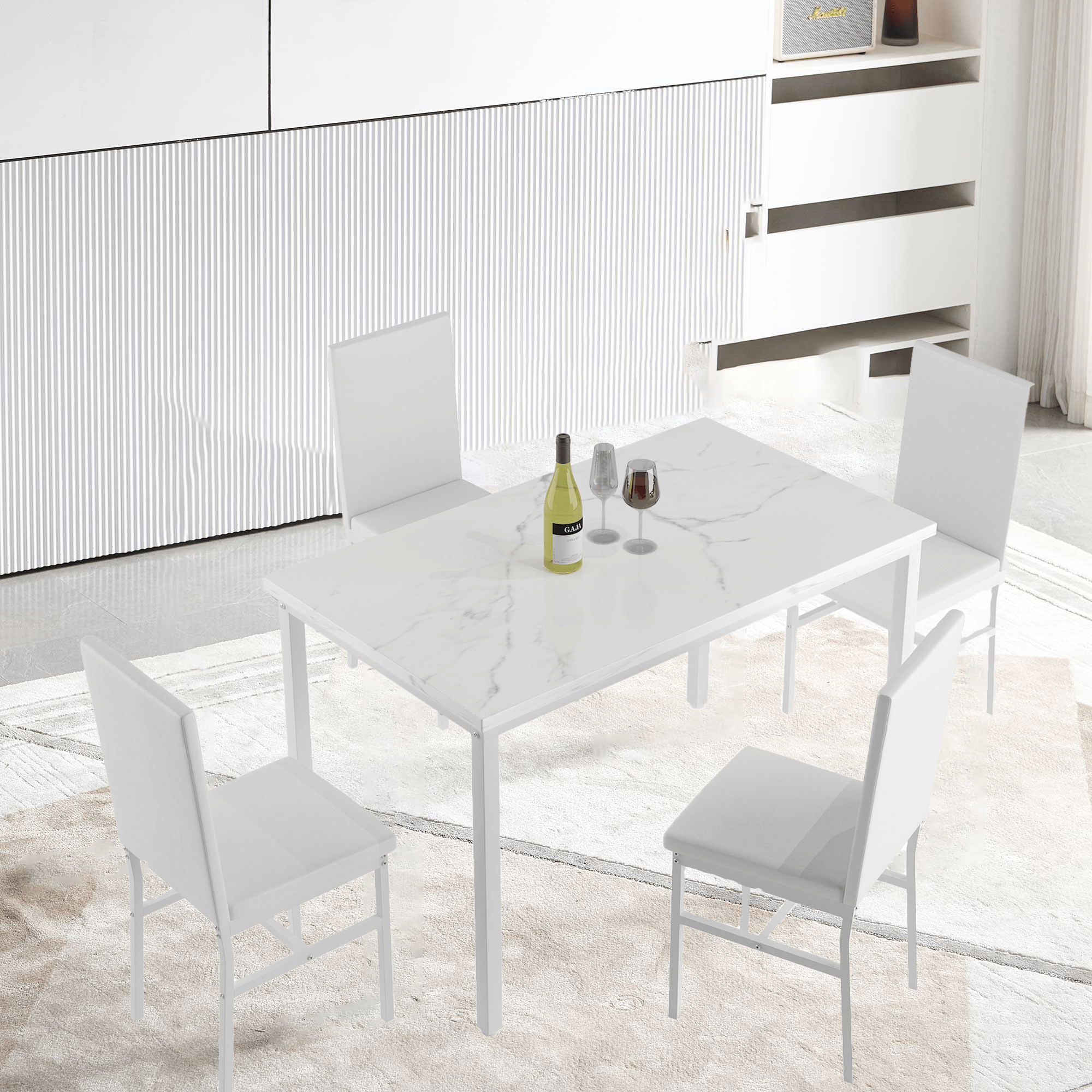 Dining Table Kitchen Breakfast Dining Table Set - Temu