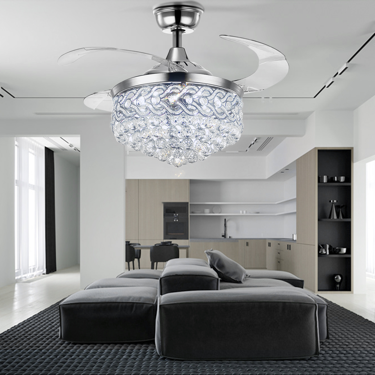 Retractable Crystal Modern - Temu