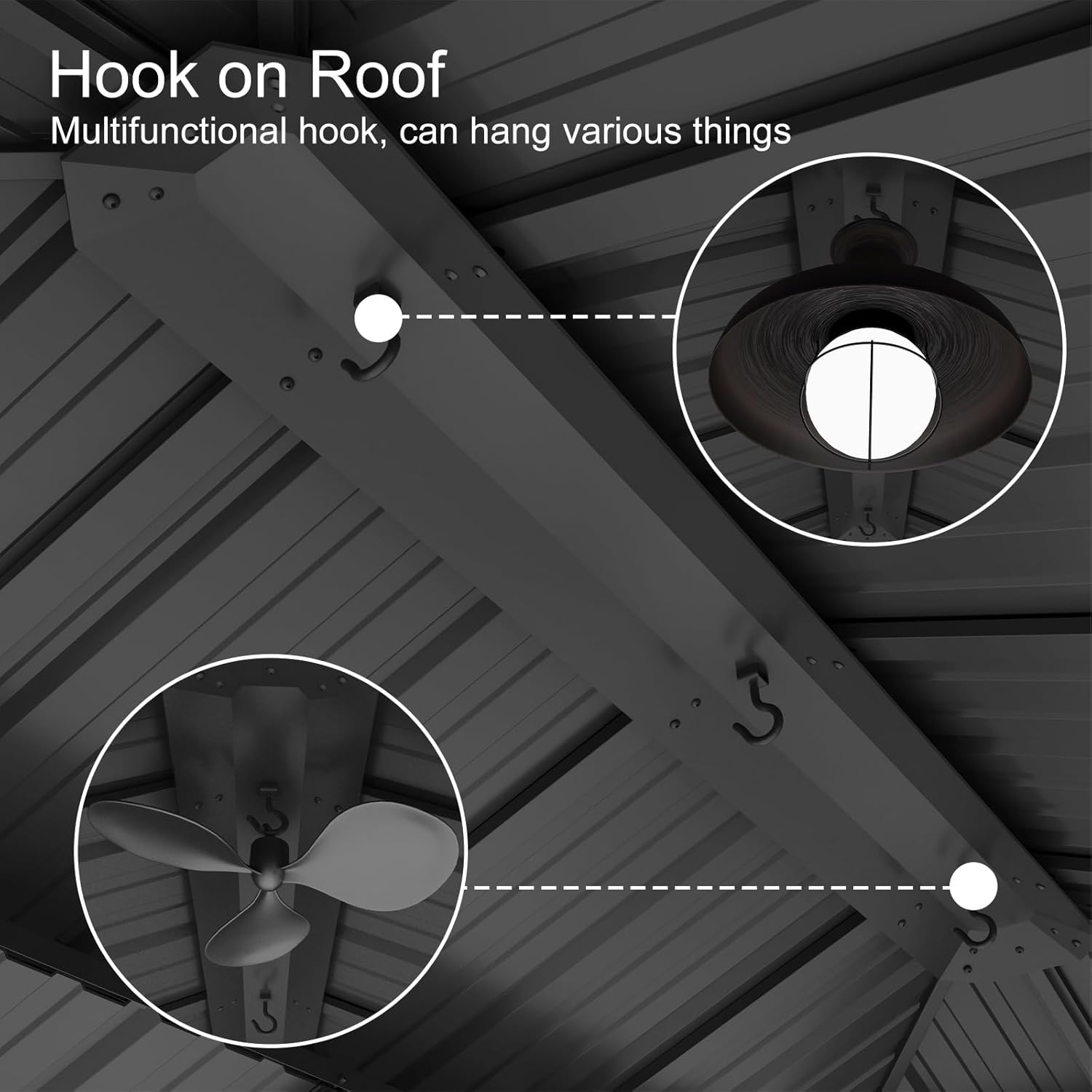 Permanent Double Roof Canopy Netting - Temu