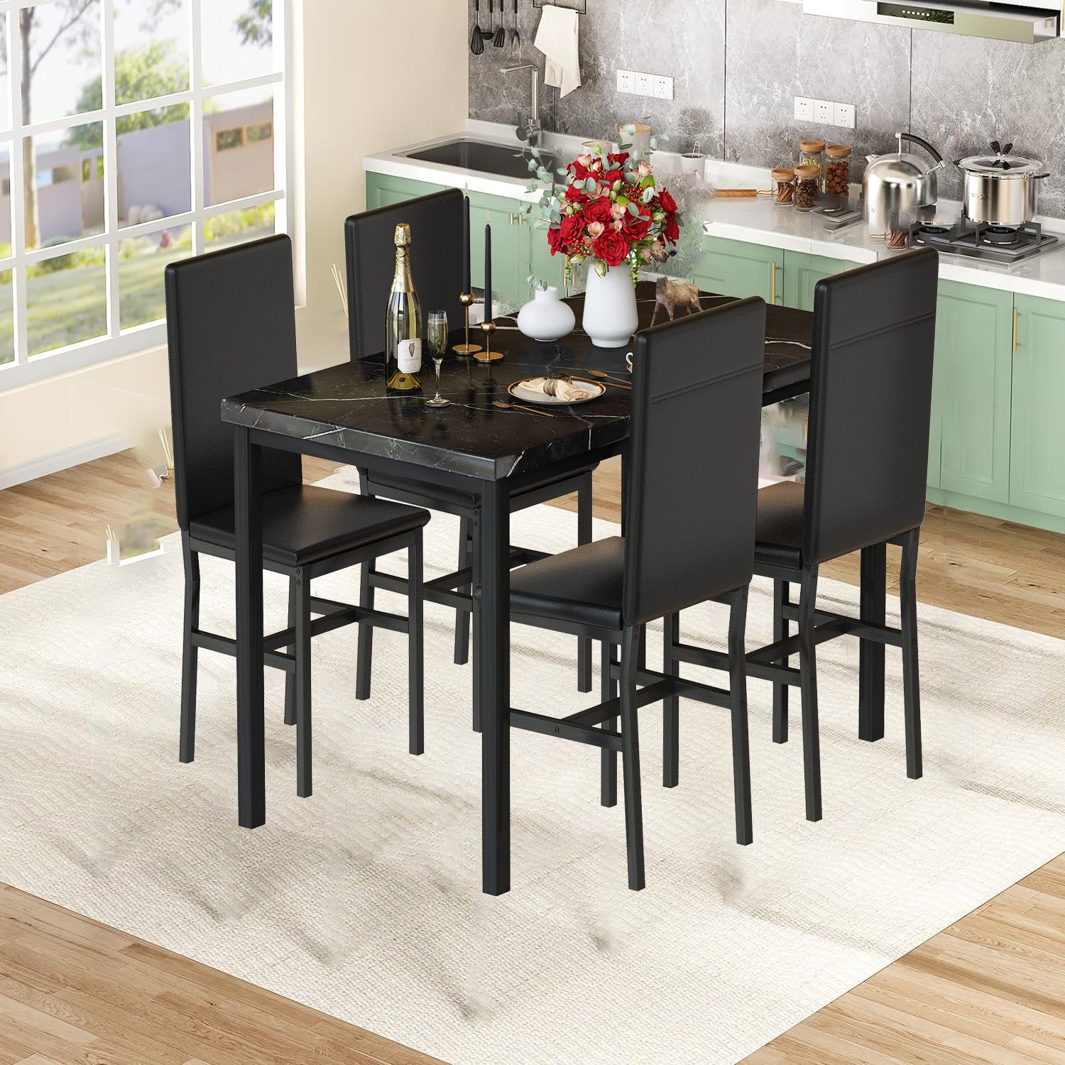 tables and chairs sold on Temu United States