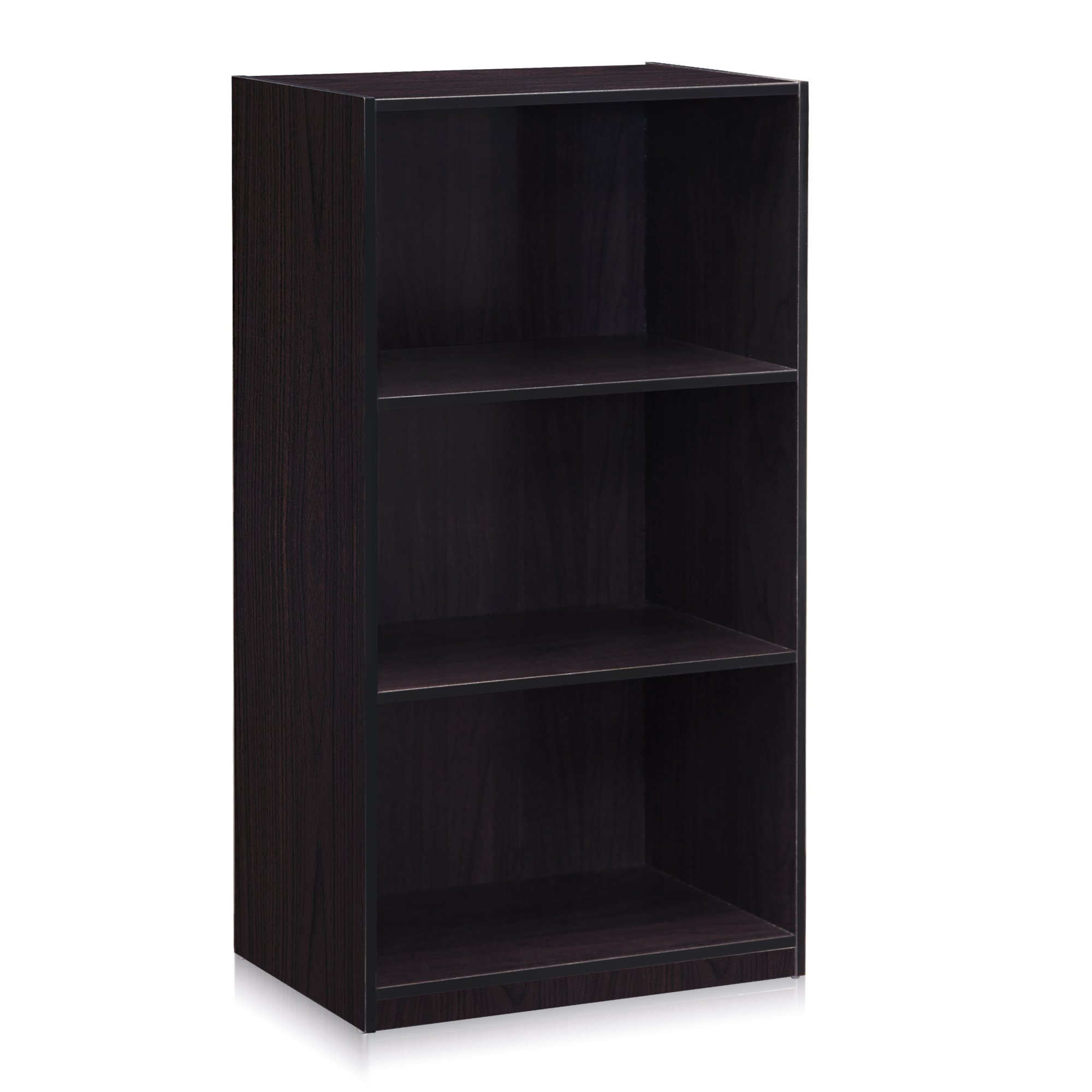 3-tier Bookcase Storage Shelves, Bookshelf, Compact Storage Organizer ...