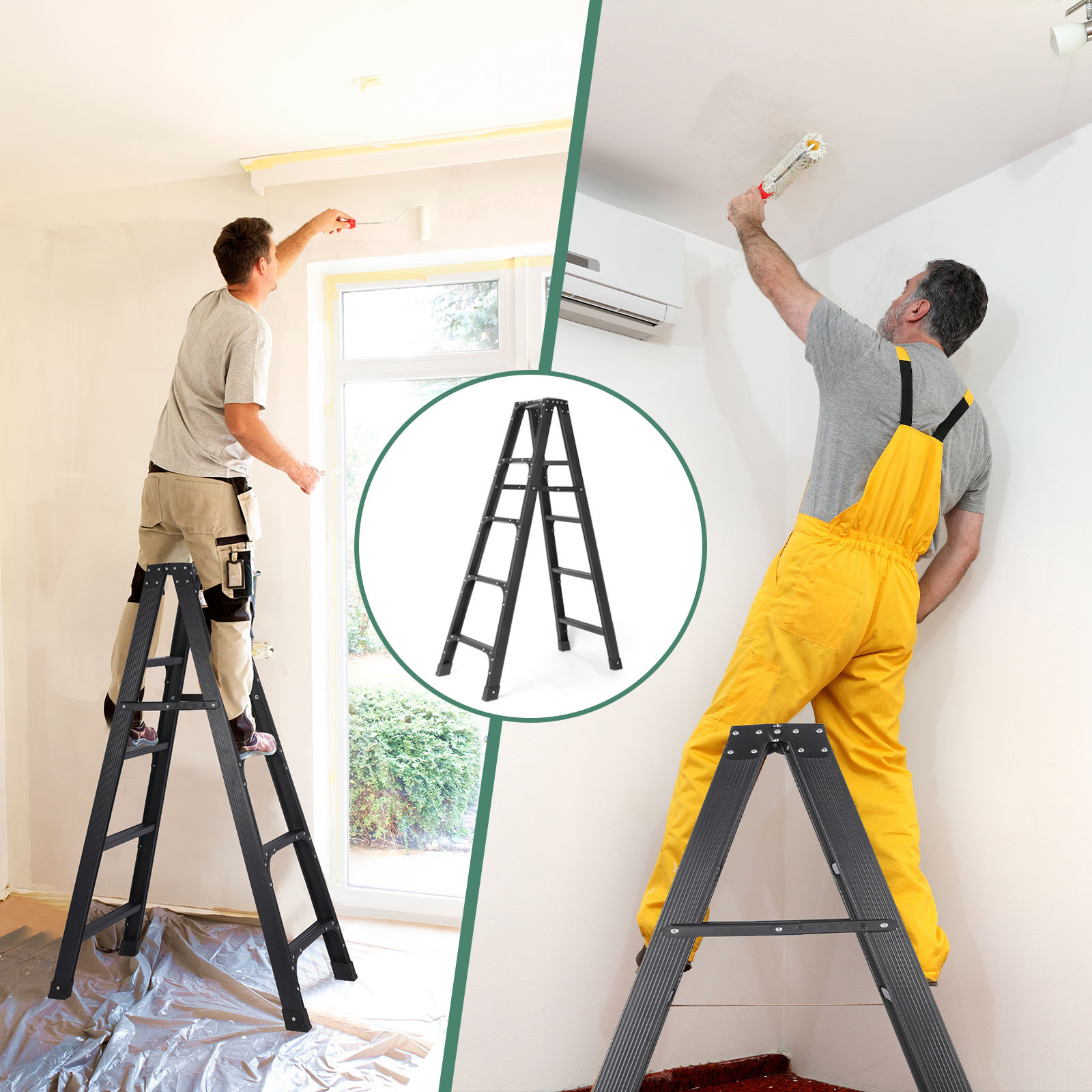 Non slip Folding Ladder Multifunctional Ladder - Temu