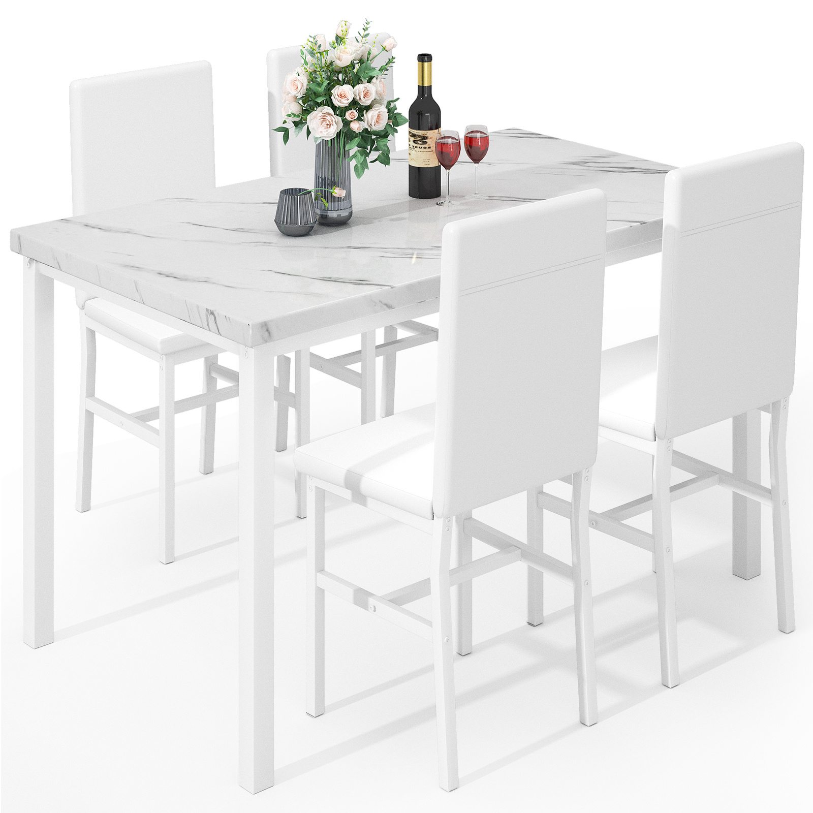 Dining Table Kitchen Breakfast Dining Table Set - Temu