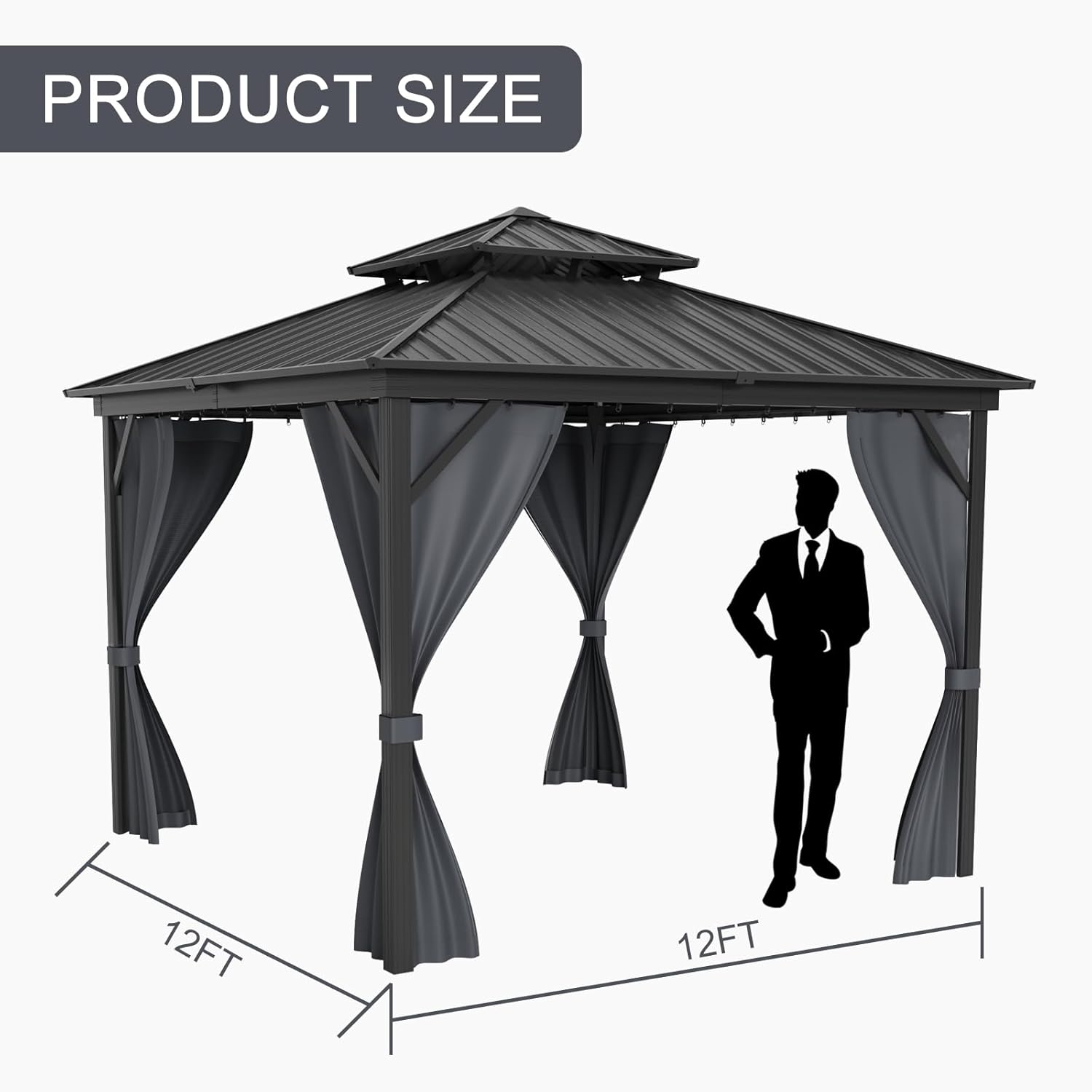 Permanent Double Roof Canopy Netting - Temu