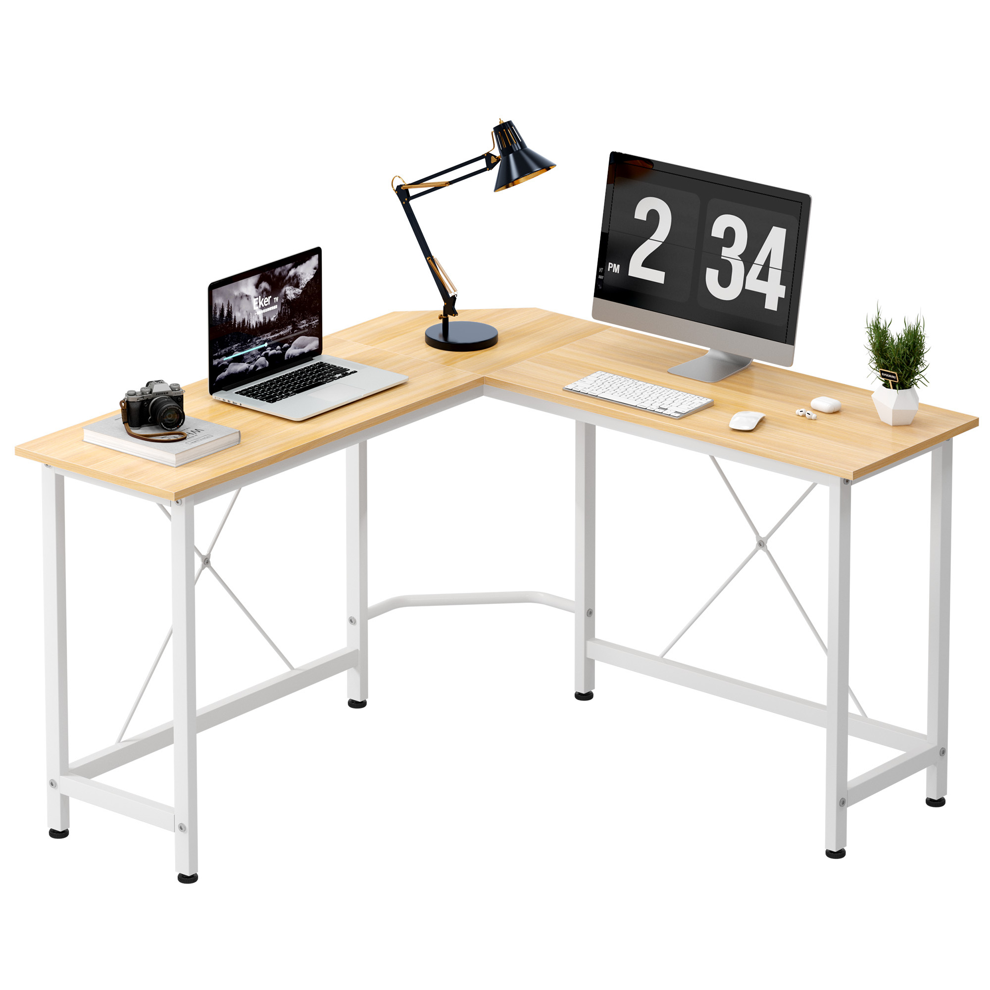 L Shaped Office Desk, L Computer Desk , 42 Inches L Shape Desk For Home ...