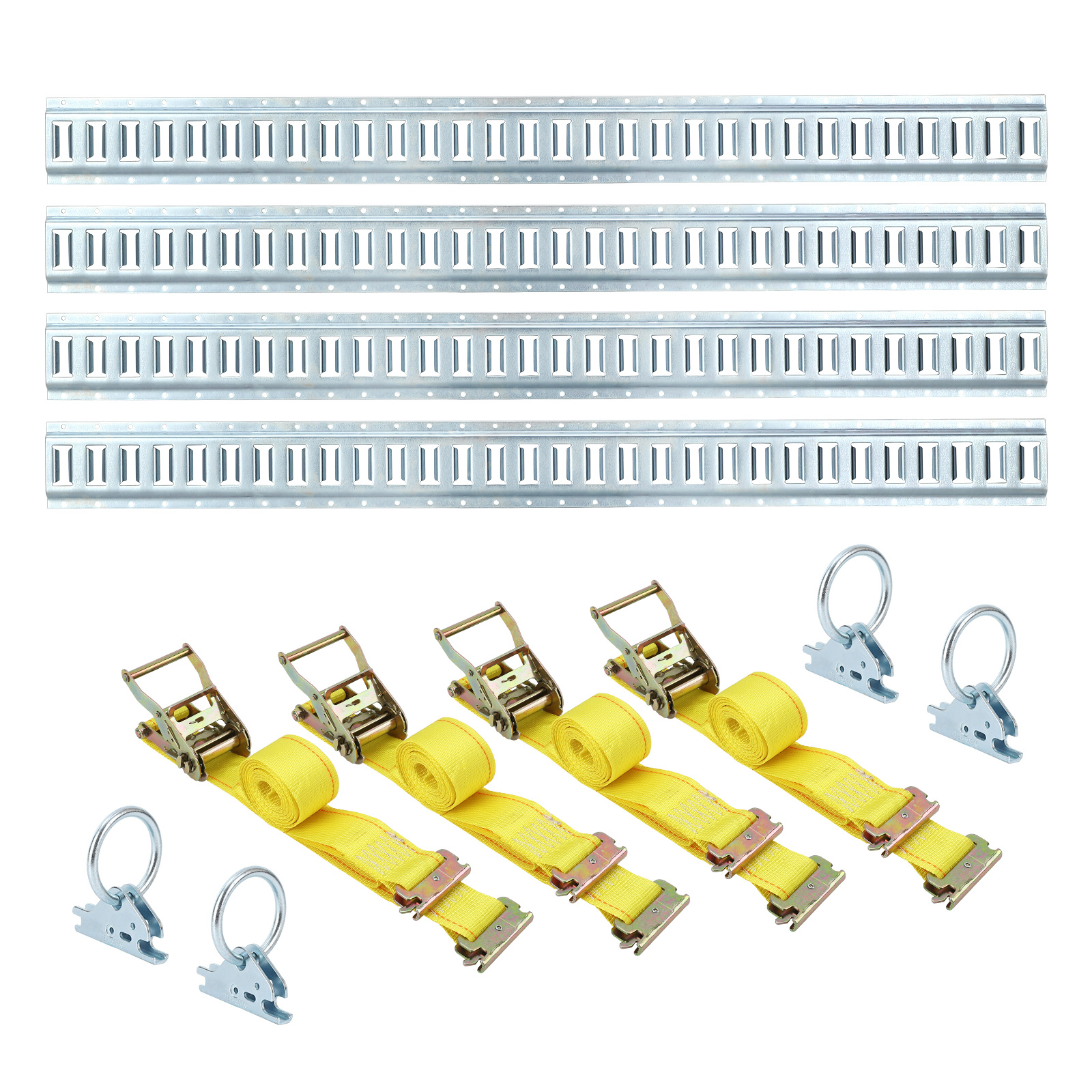 Kit 4 Rieles Sujeción track 60 Pulgadas Garajes Furgonetas - Temu