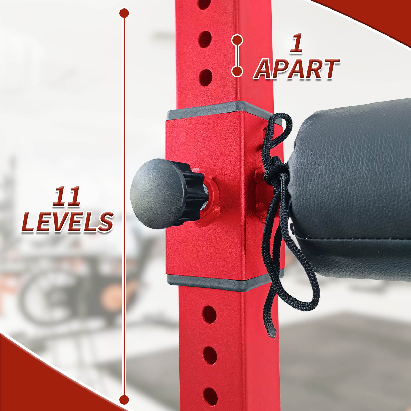 Bulgaria Split Leg Squat Stand, Single Leg Squat Roller, Single Leg ...