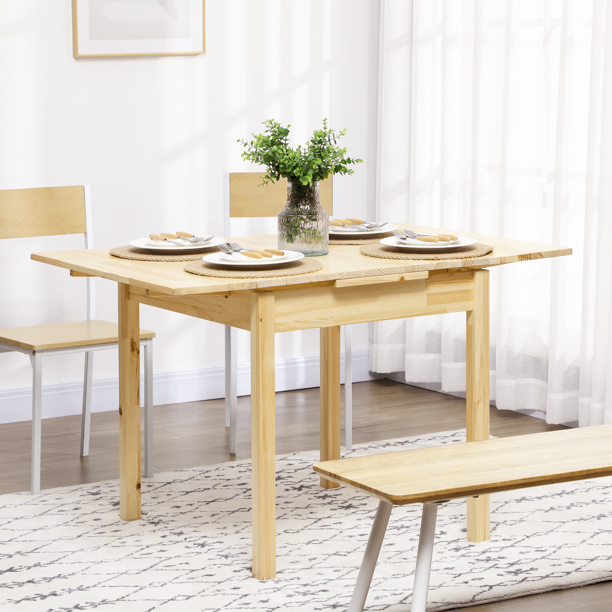 Folding Dining Table Frame Drop Leaf Tables - Temu