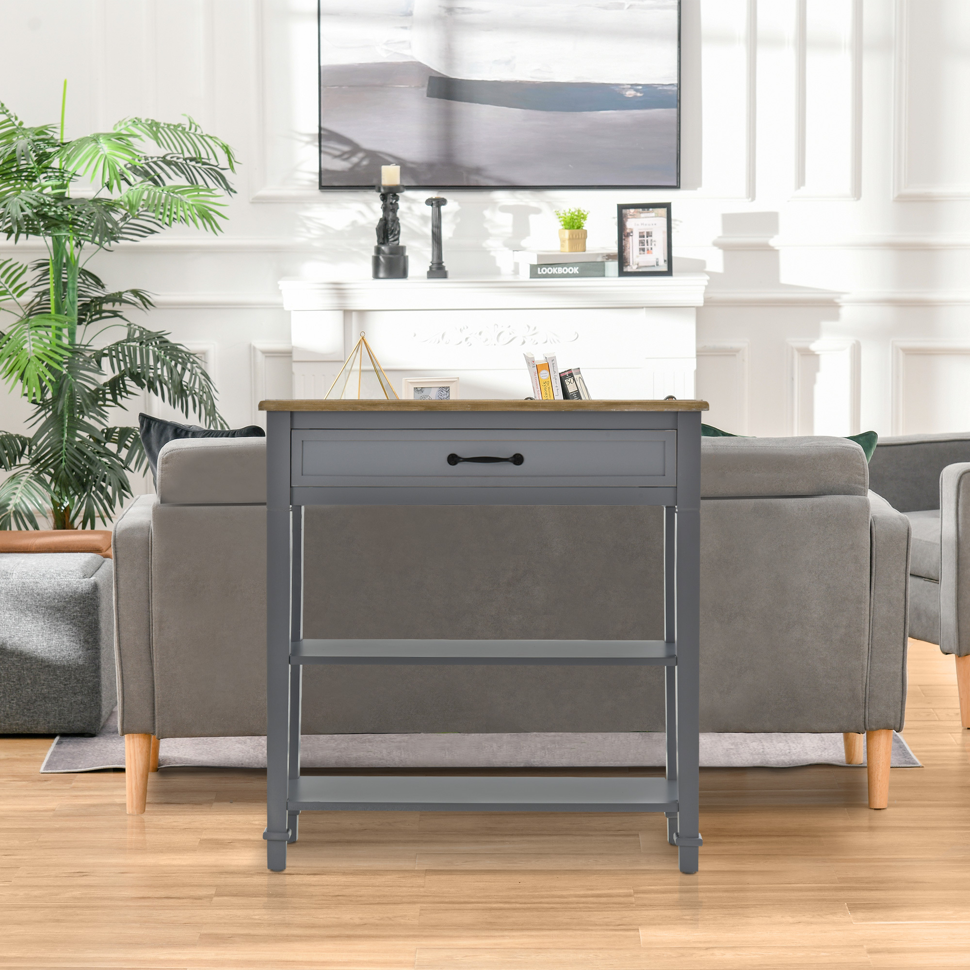 sofa console entry hallway table drawer - Temu