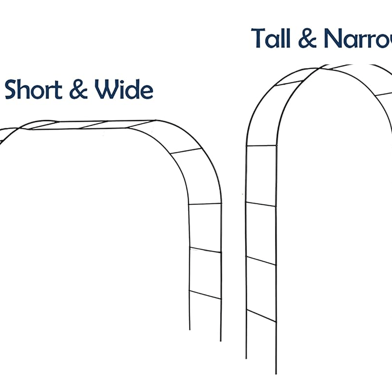 white metal arch garden garden arch trellis wedding - Temu