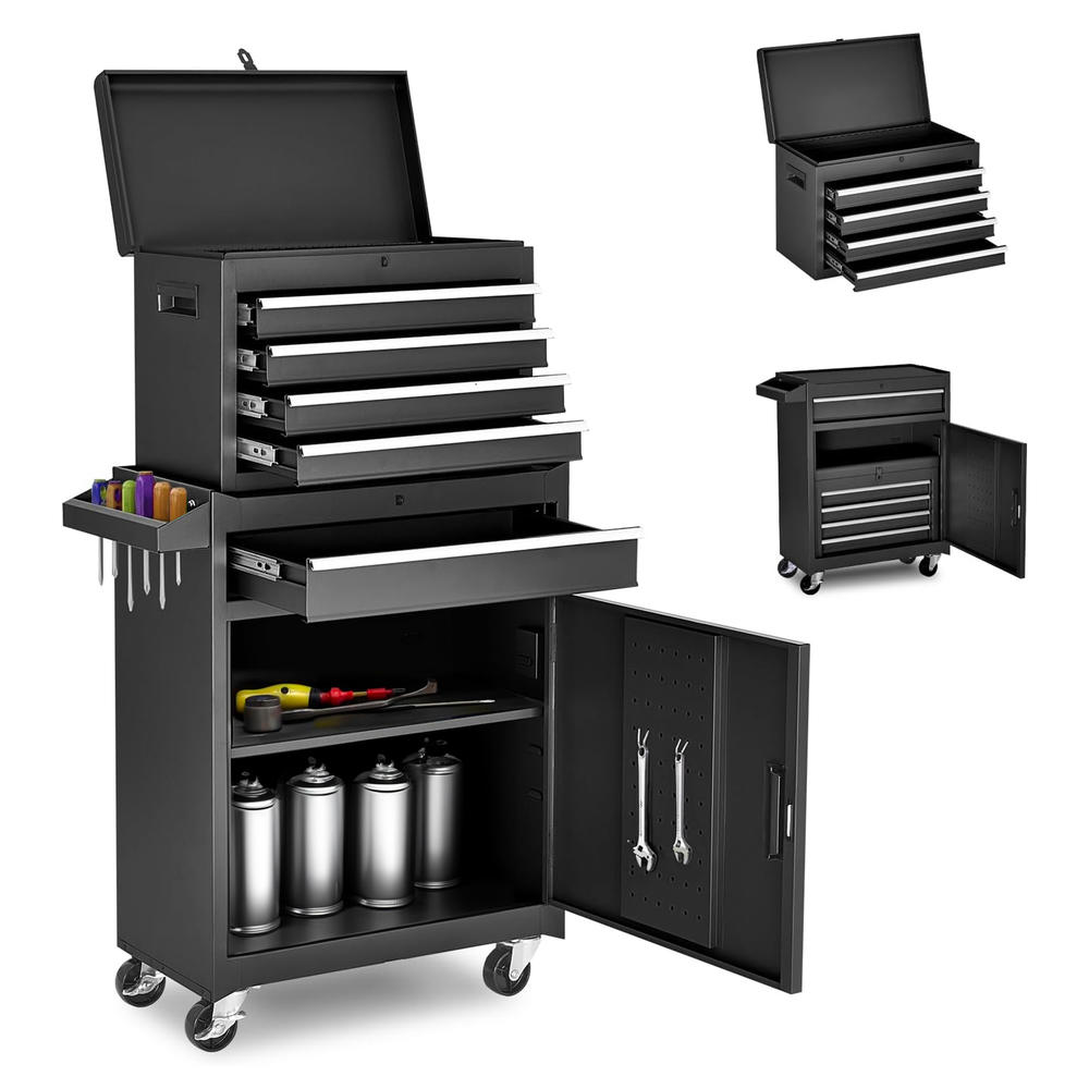 Tool Chest 5 drawer Rolling Tool Storage Cabinet Detachable - Temu