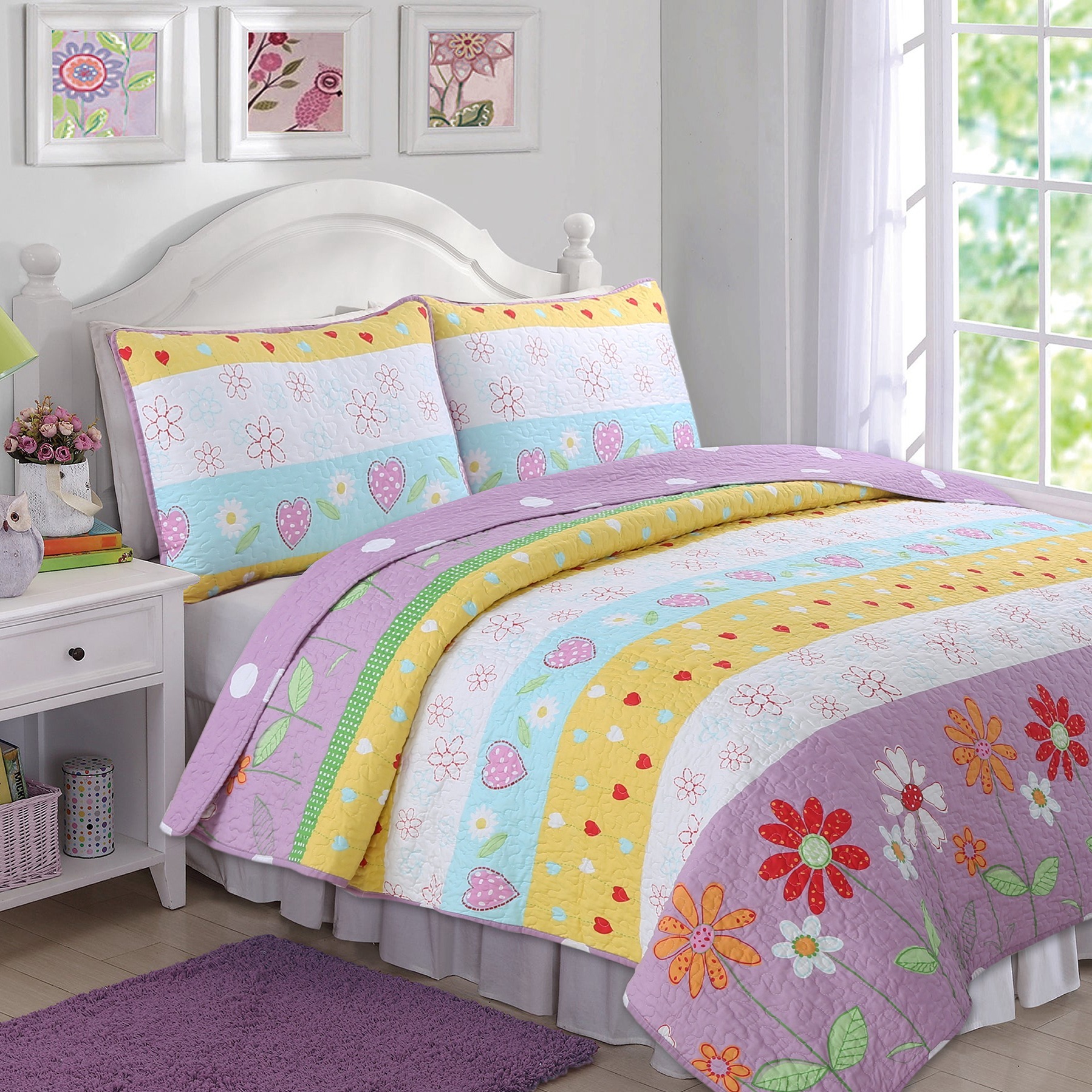girls bedding sets sold on Temu United States