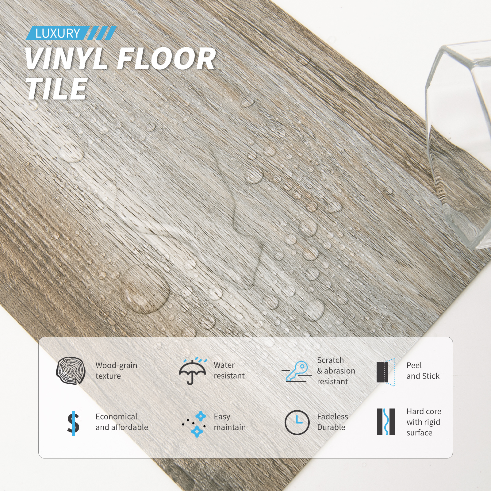 peel stick floor tiles vinyl wood plank 54 old - Temu