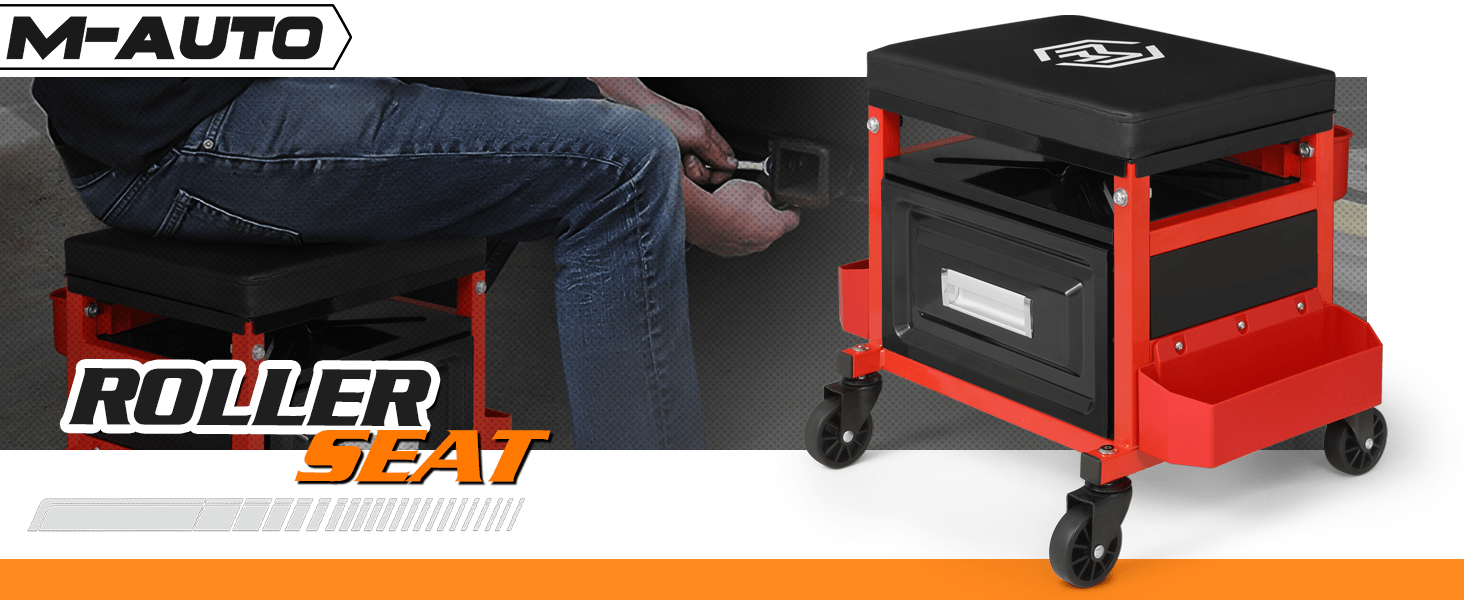 Adjustable Rectangular Roller Tool Box Padded Chair Storage - Temu