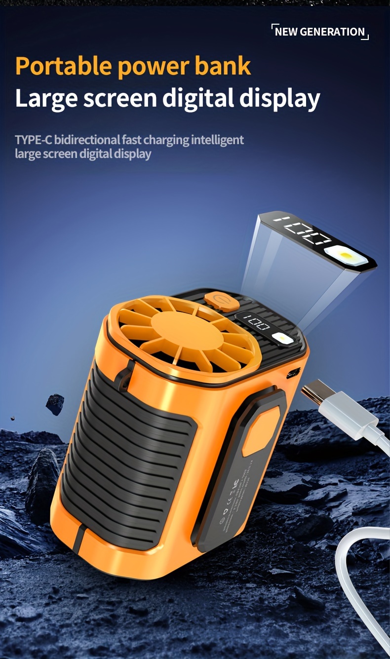 Waist Mounted Fan Portable Waist Upgrade - Temu