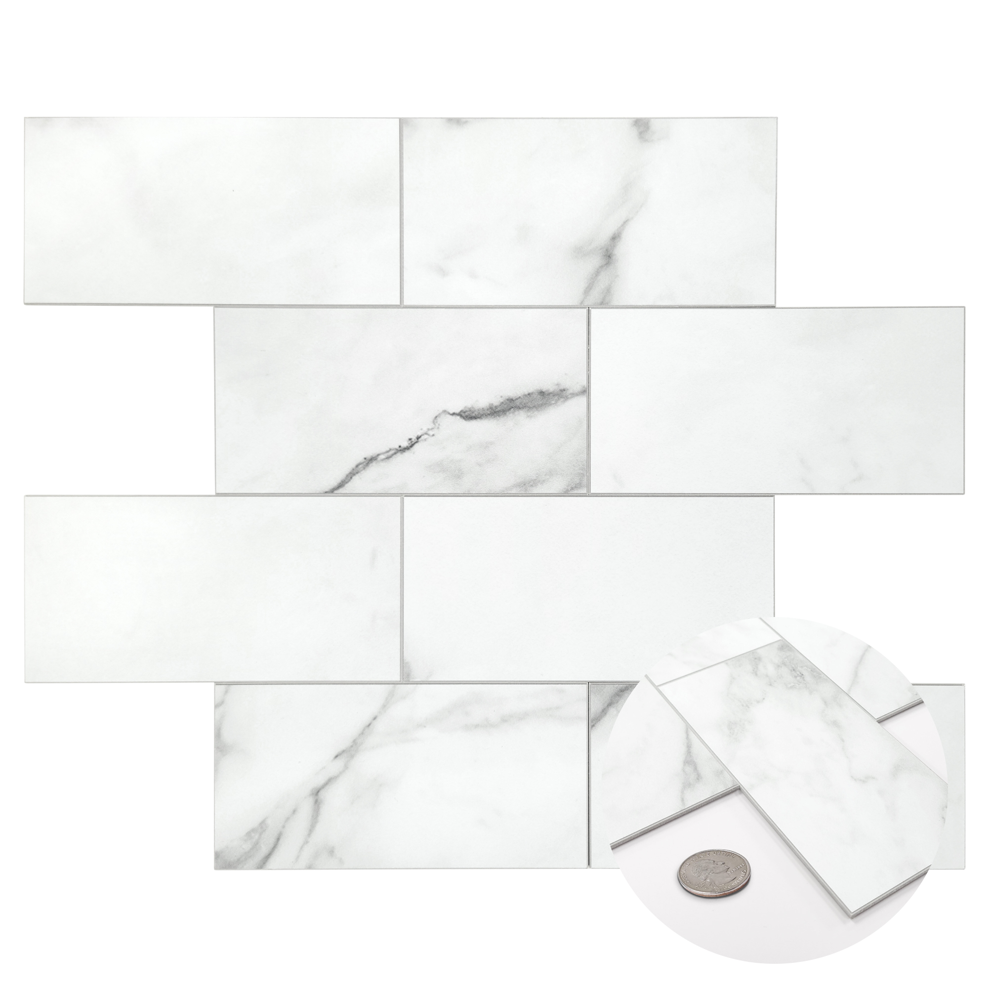 Subway Backsplash Tile Peel Stick Composite Self - Temu