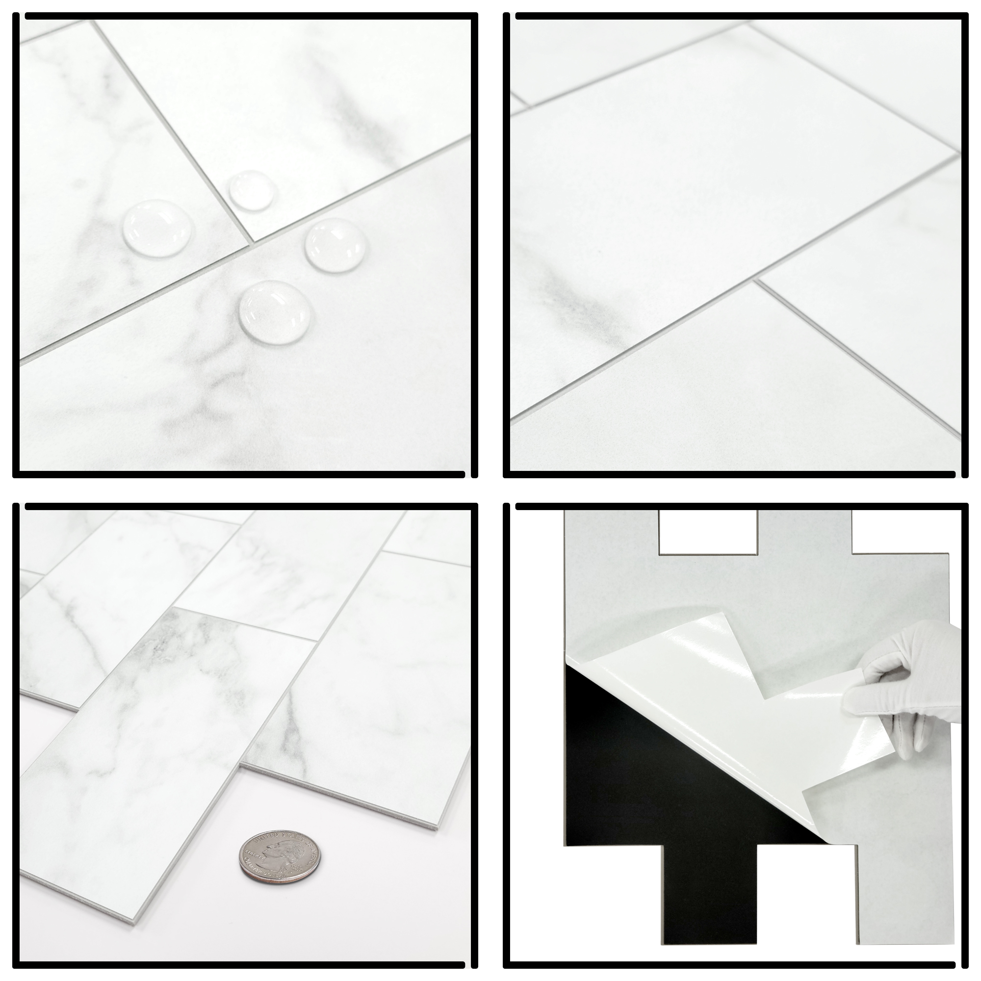 Subway Backsplash Tile Peel Stick Composite Self - Temu