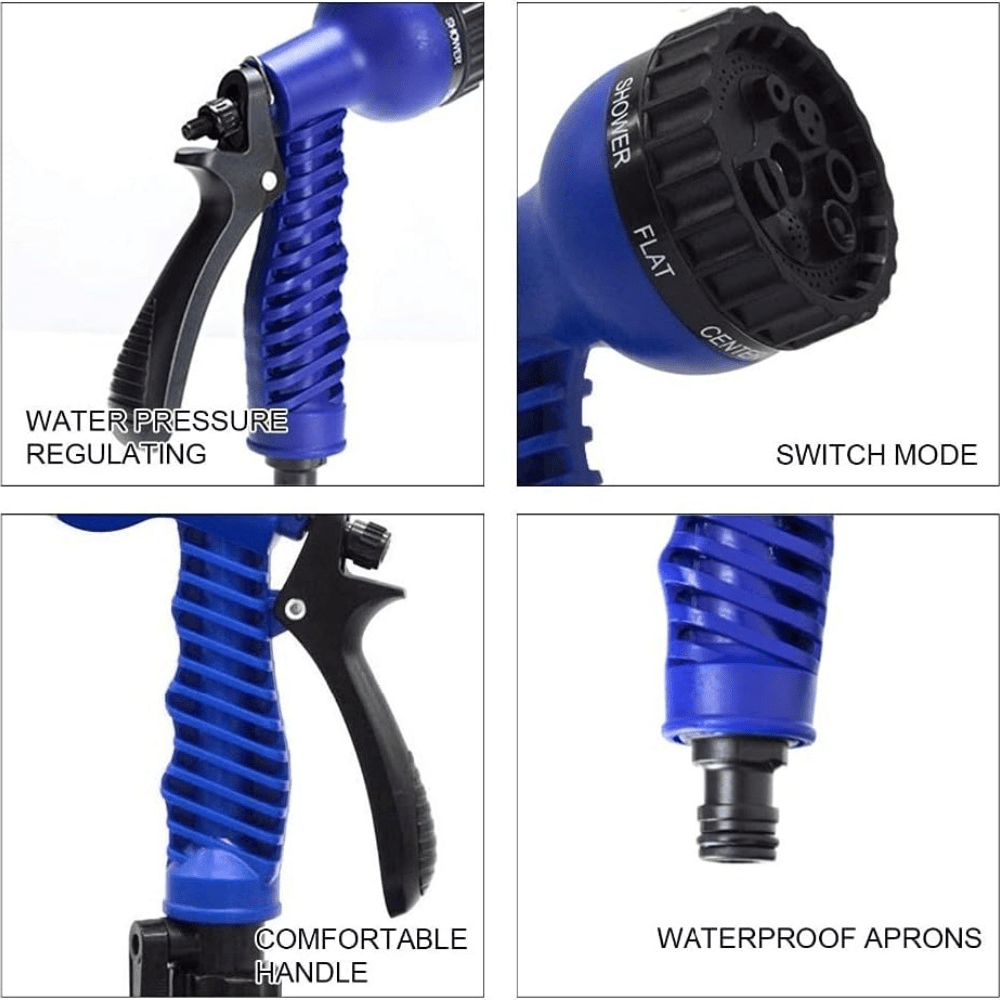 옥외 잔디밭 차 급수 식물을 위한 가동 가능한 확장 정원 호스 정원 호스 (색깔: HYRG LAN의 명세: - Temu