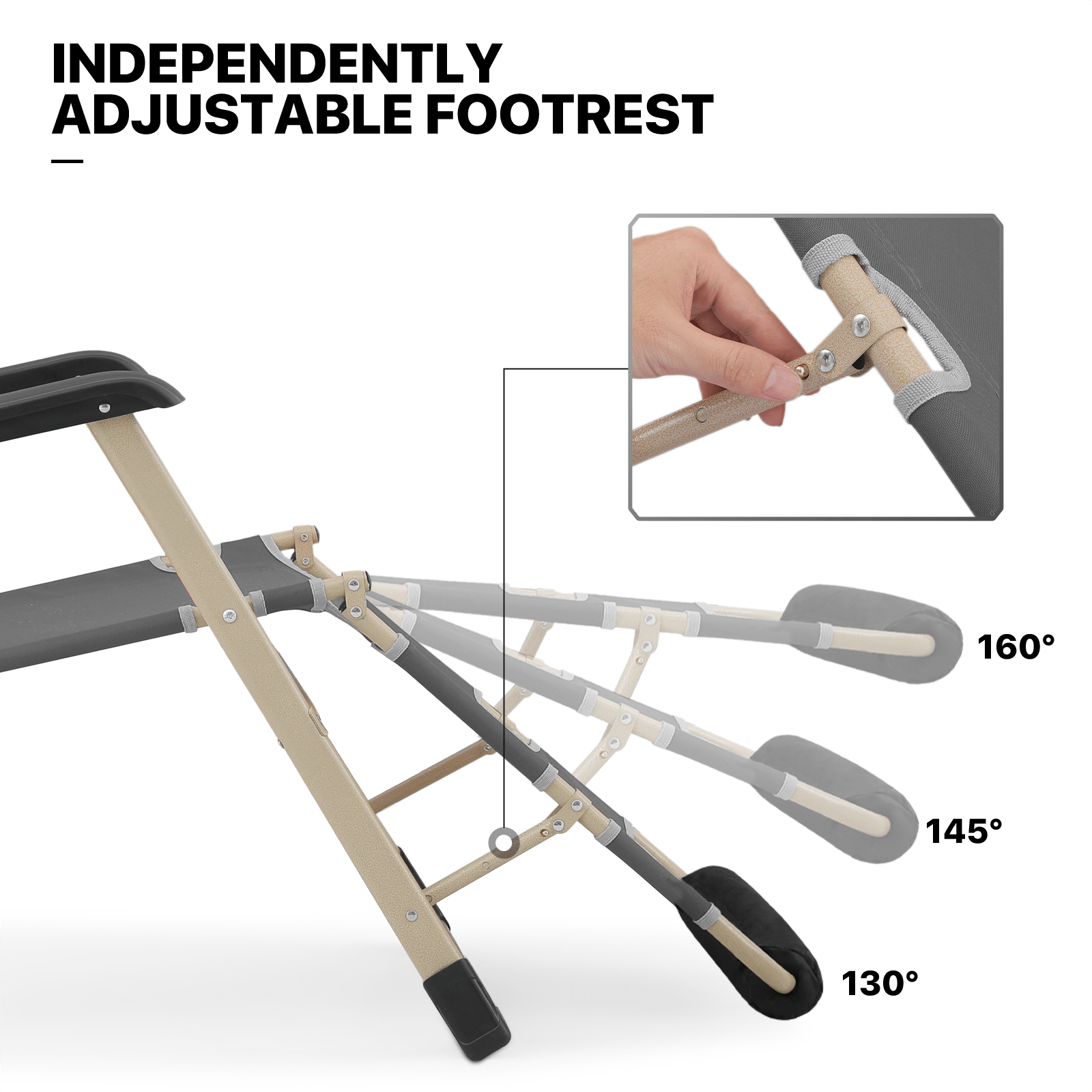 Folding Reclining Patio Chair 3 position Patio - Temu