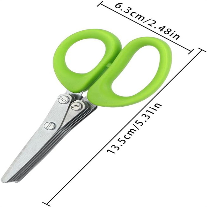 Kitchen Knives Multi Functional Stainless 5 Layers Scissors - Temu
