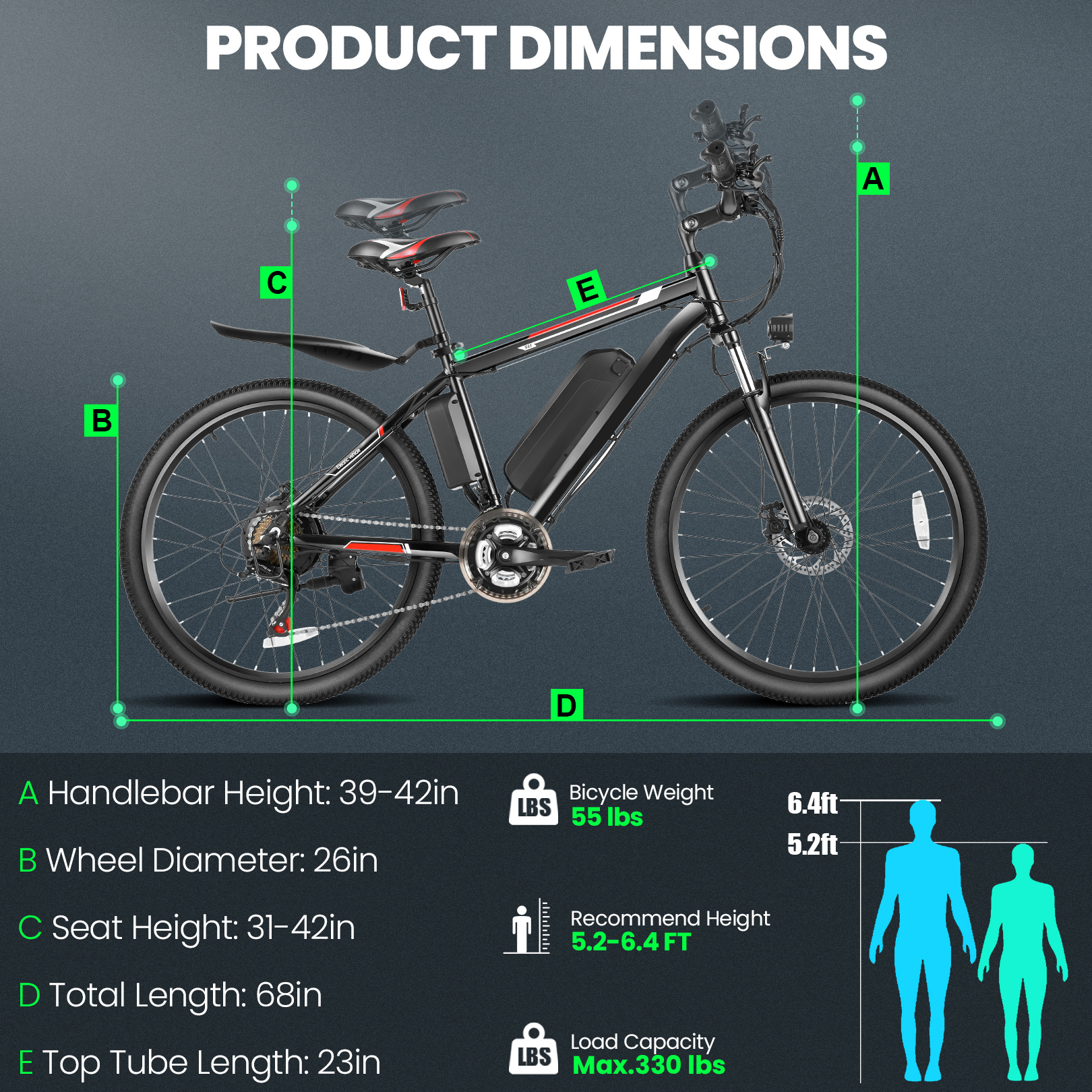Electric Bike Adults 20mph Electric Scooter Powerful Motor - Temu