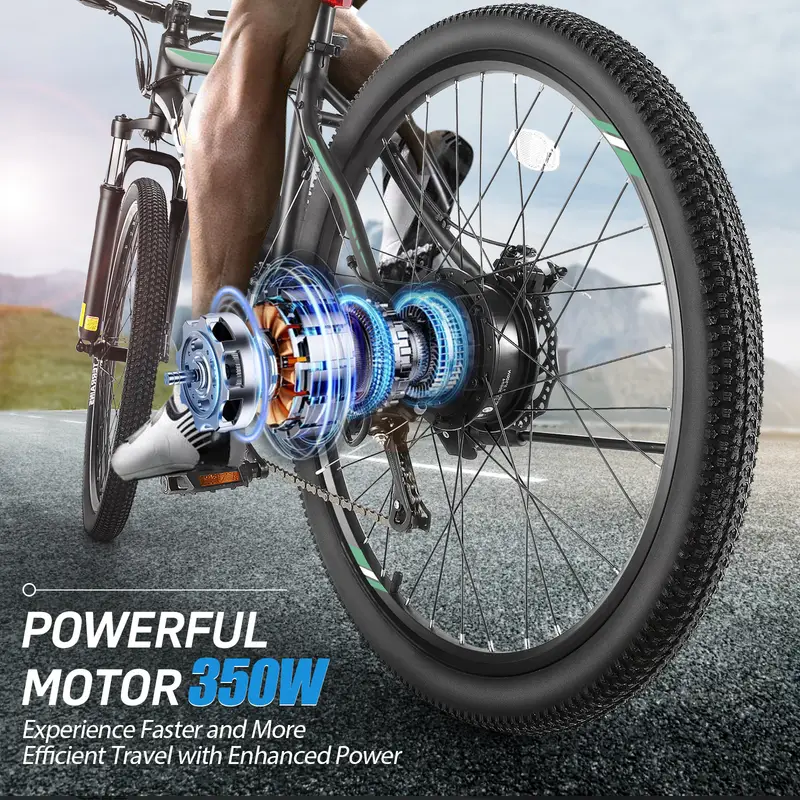 성인용 20mph 전기 자전거 500w 피크 모터 및 듀얼 디스크 브레이크가 장착된 Ebike 남성 여성용 Temu