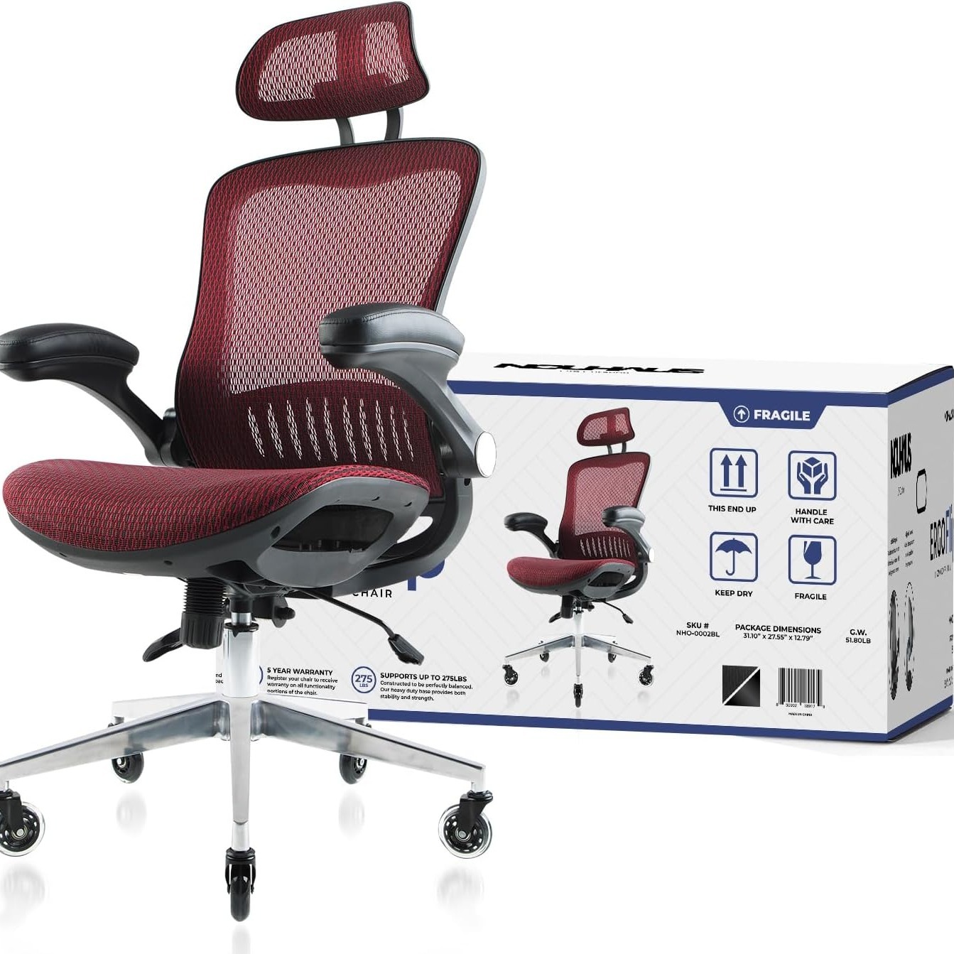 Ergonomic Mesh Office Chair Comfy Gaming Chairs - Temu