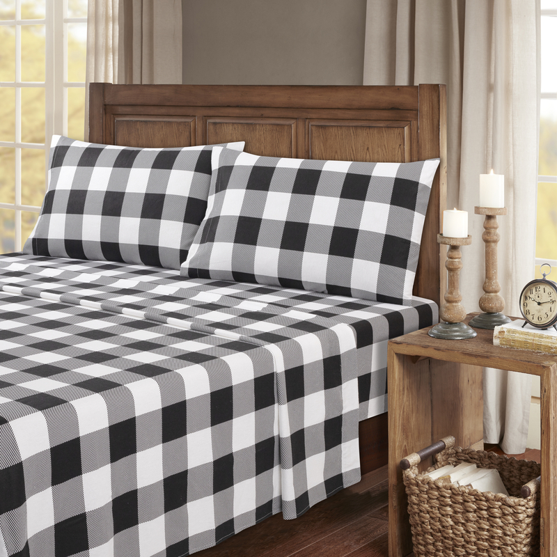 flannel bedding sold on Temu United States