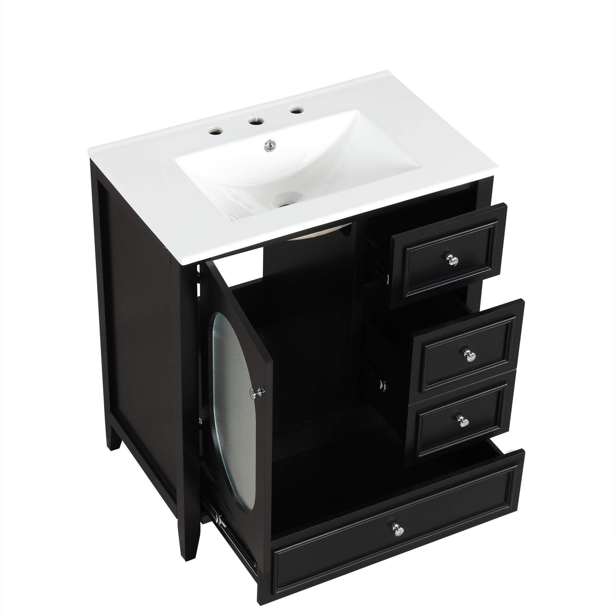 Bathroom Vanity Sink Bathroom Vanity Cabinet Drawers - Temu