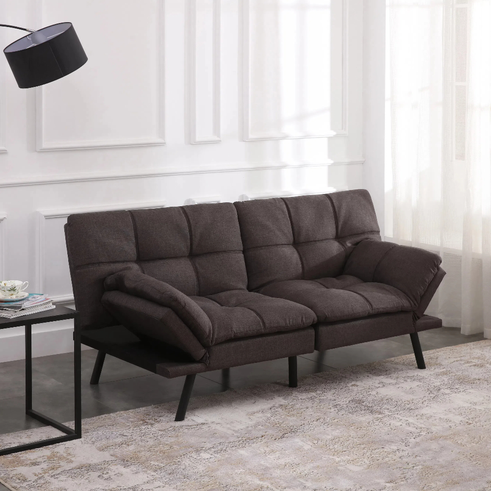 Modern Convertible Lazy Futon Sofa - Futon Sofa Bed For Small Space ...