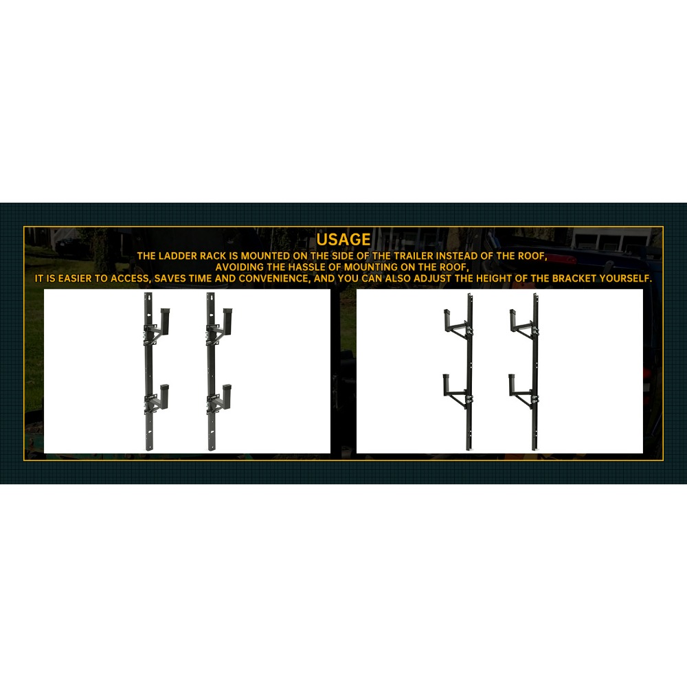 Adjustable Trailer Ladder Rack Universal Side Mount - Temu