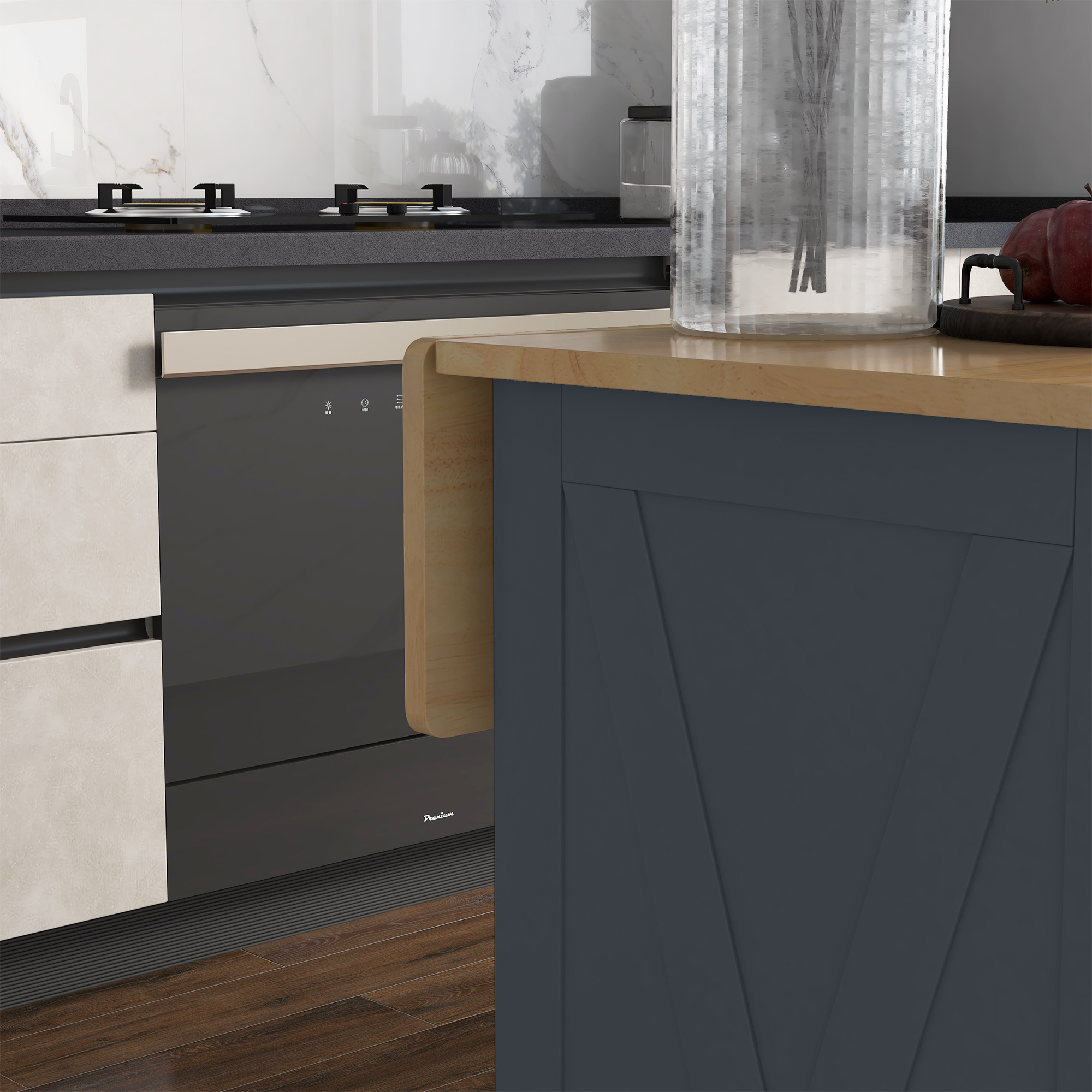 Rolling Kitchen Island Drop - Temu
