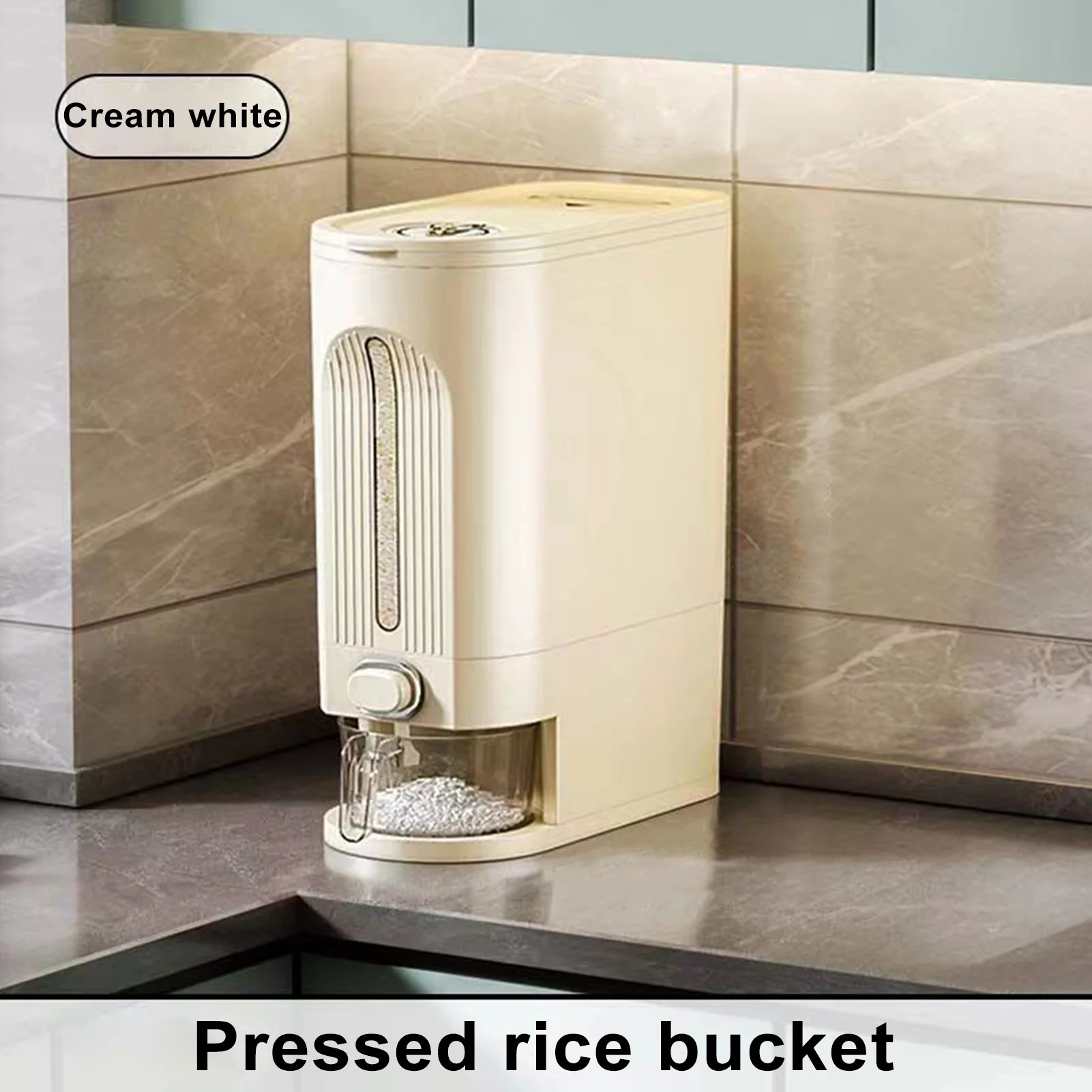 Automatic Rice Dispenser Large Grain Container Storage Lid - Temu