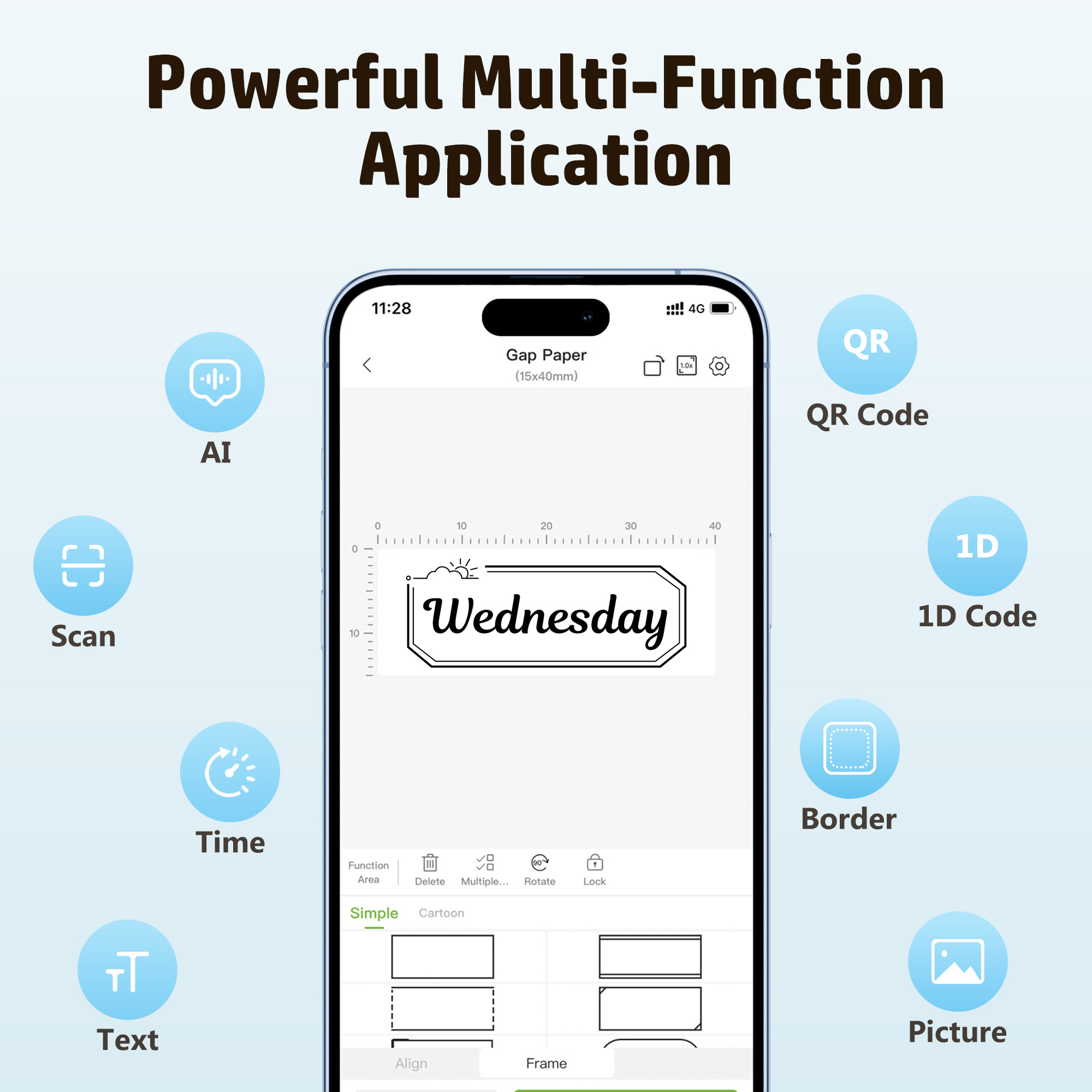 P21 Wireless Label Printer Label Maker Machine With Tape, Portable ...
