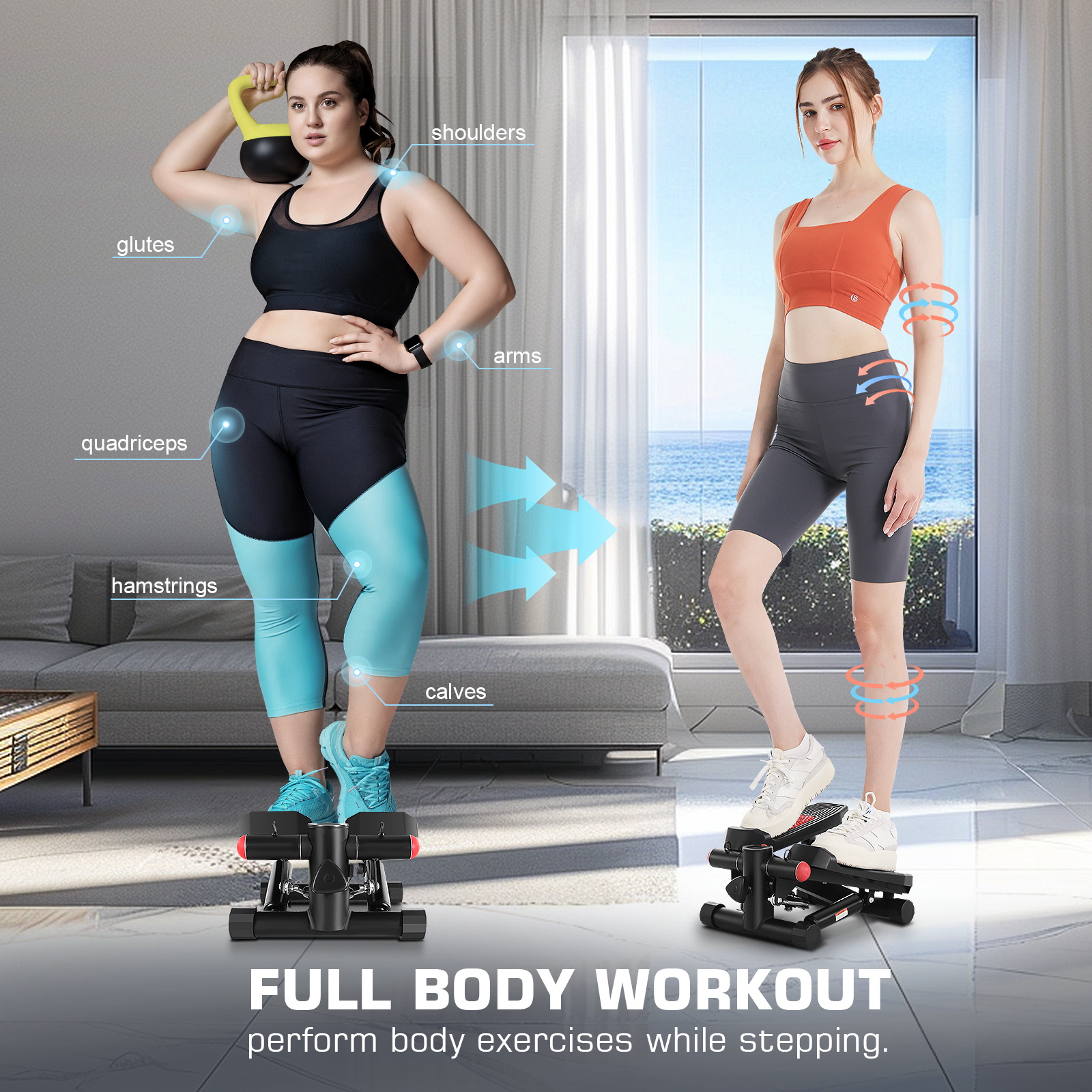 Steppers For Exercise At Home Designed For Home Workouts Mini Stair ...