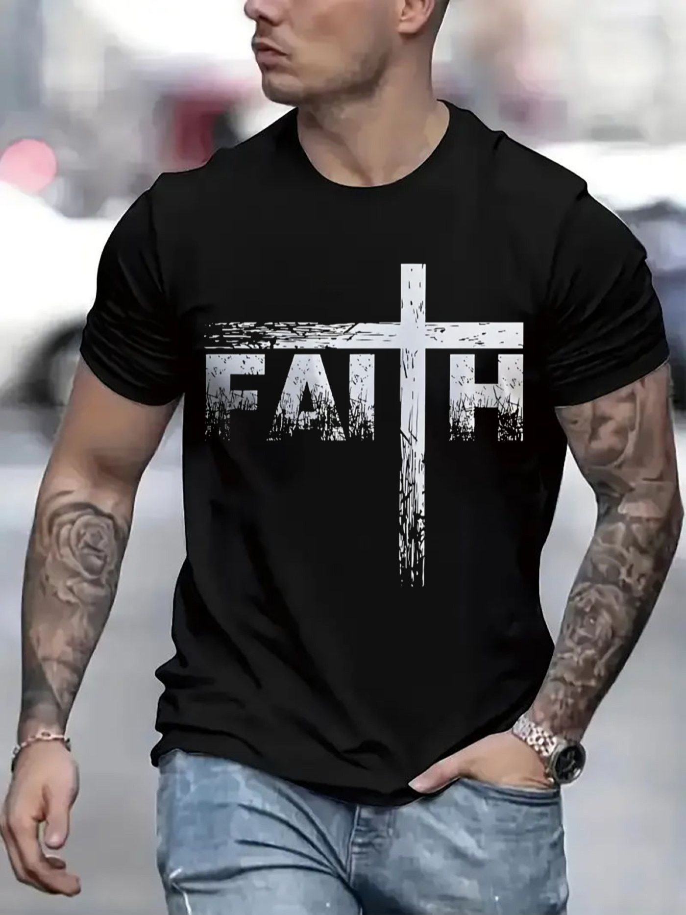 faith shirts sold on Temu United States