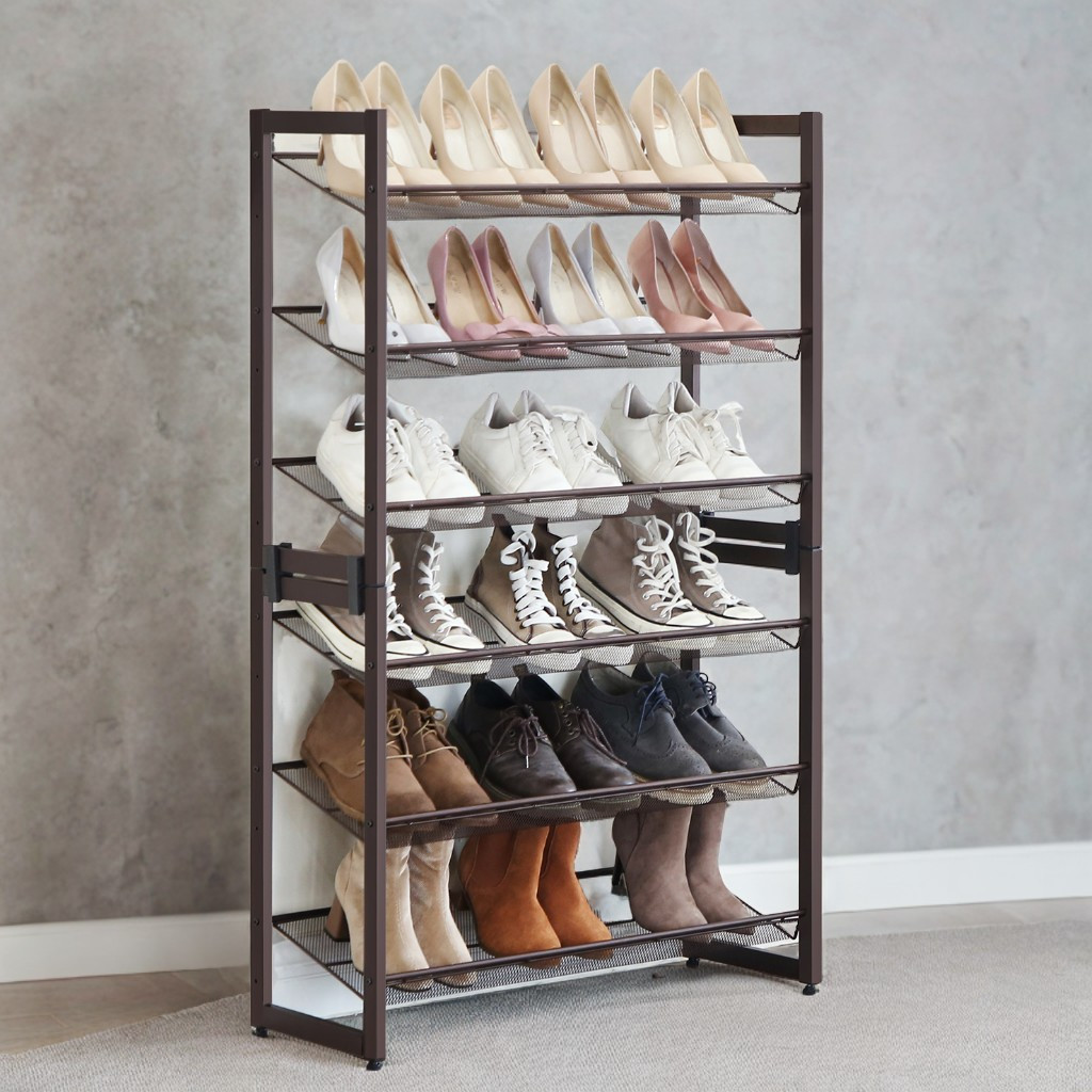 angled shoe rack sold on Temu United States