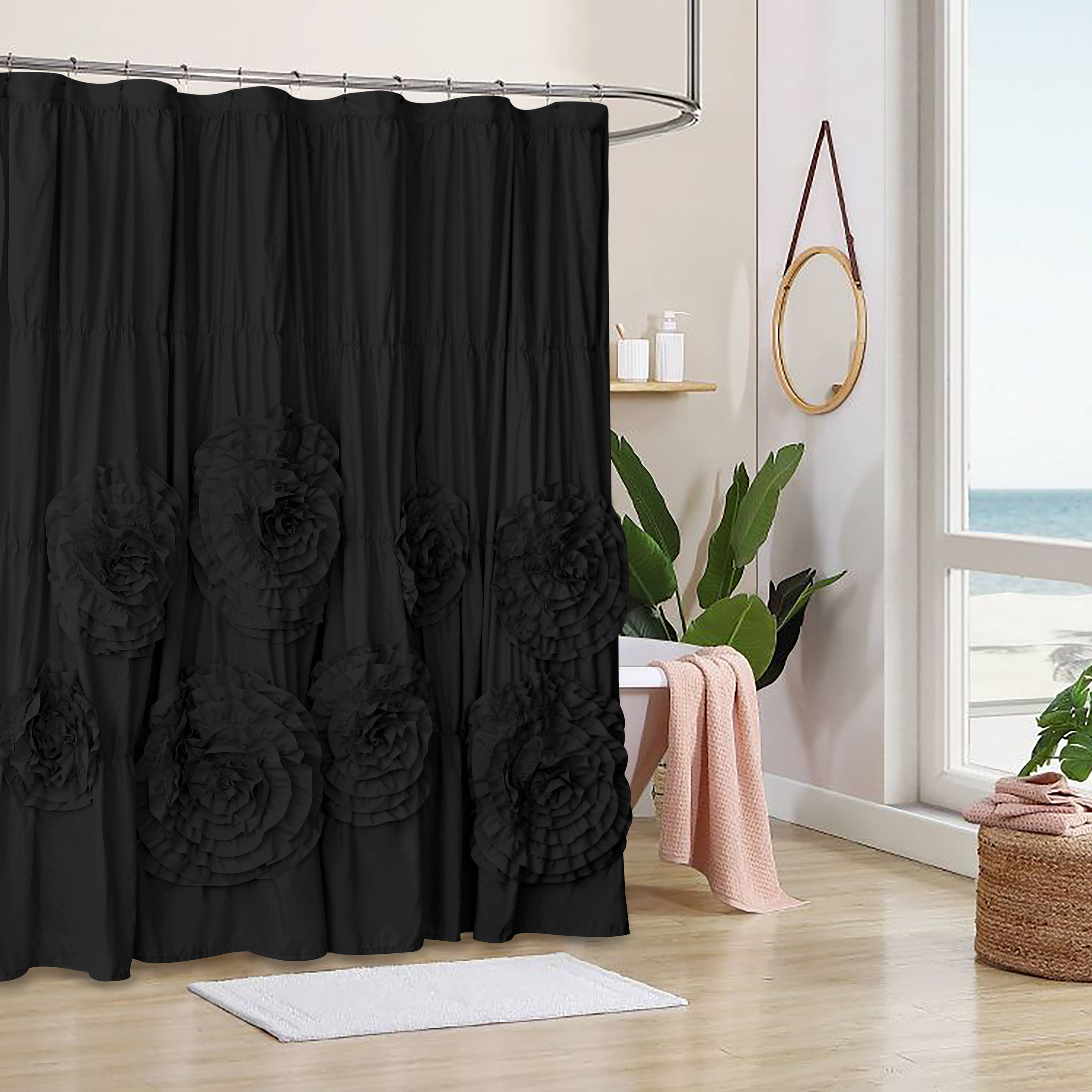 boho shower curtains sold on Temu United States