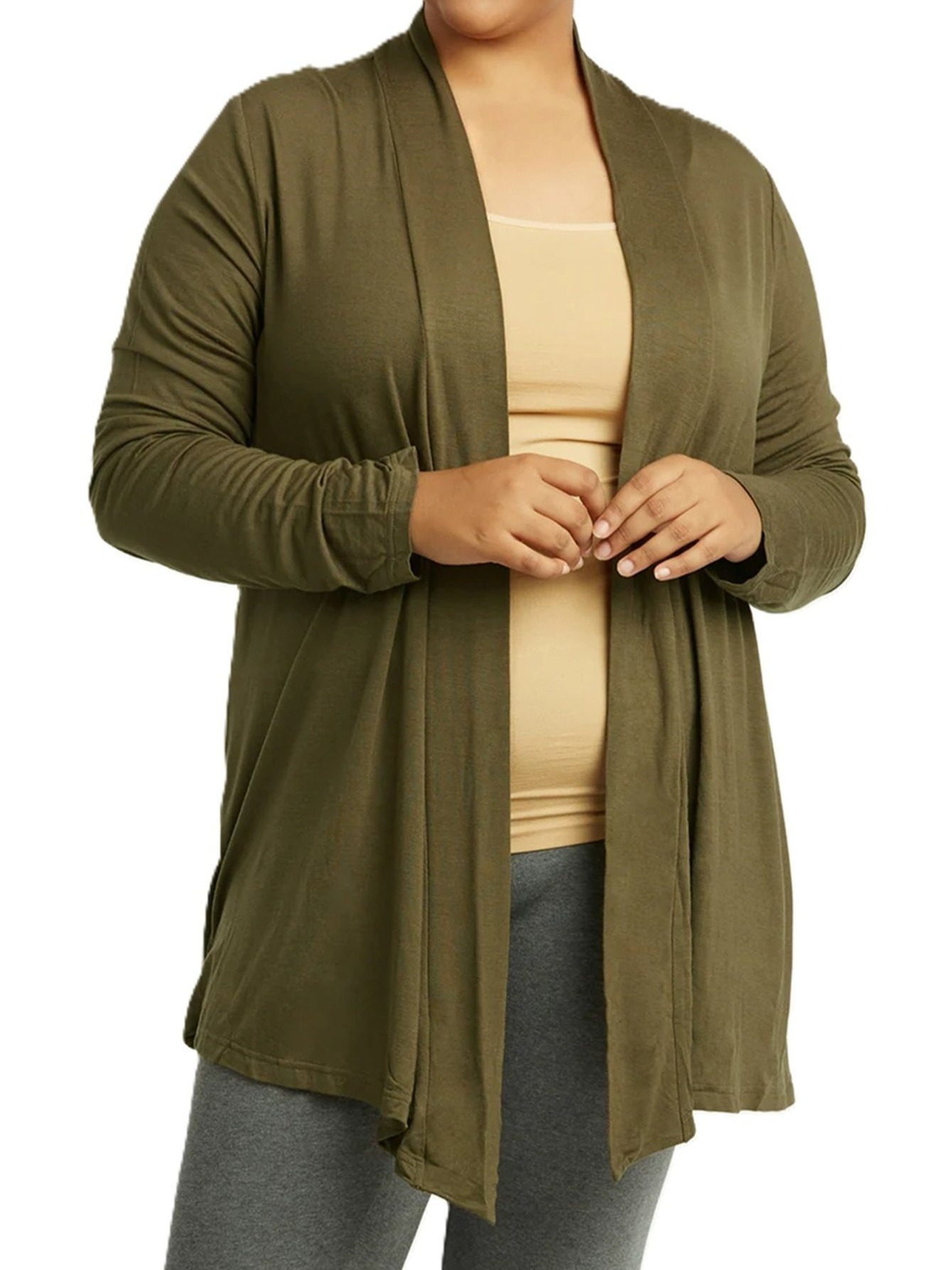 women plus cardigan sold on Temu United States