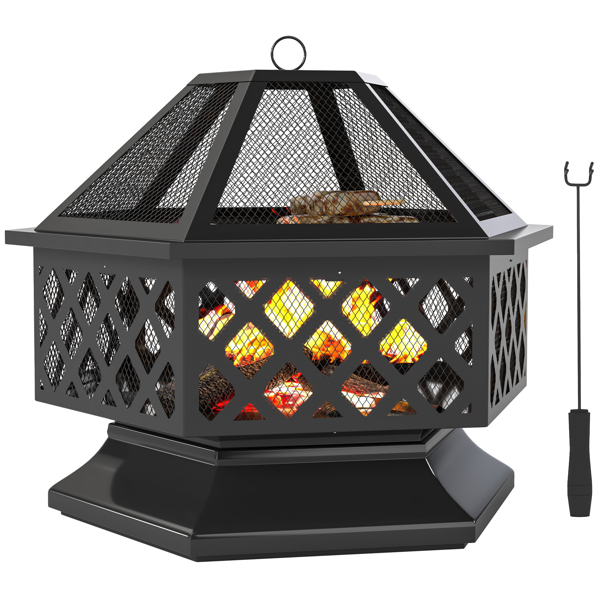fire pits for outside sold on Temu United States